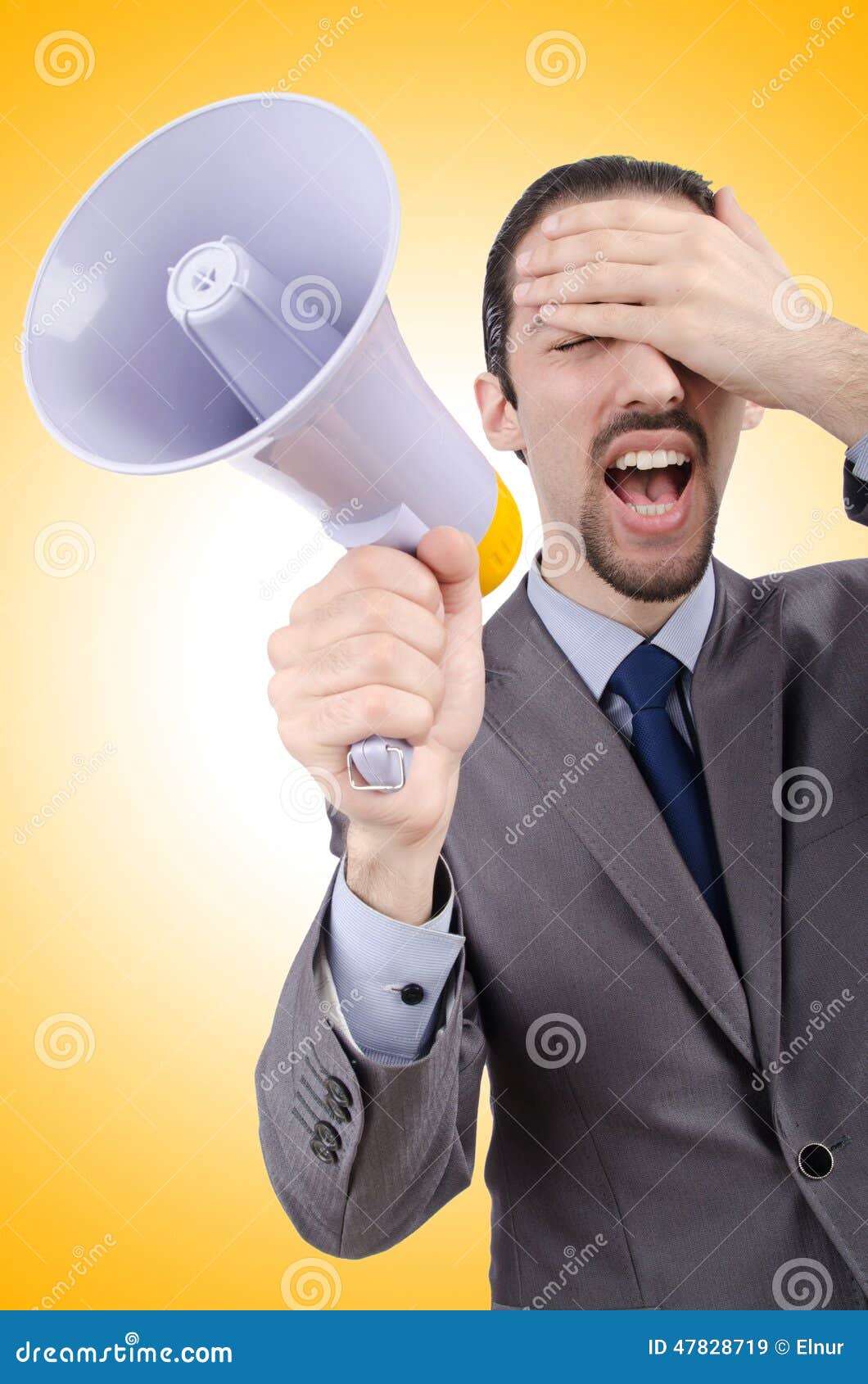 Man shouting and yelling stock image. Image of screaming - 47828719