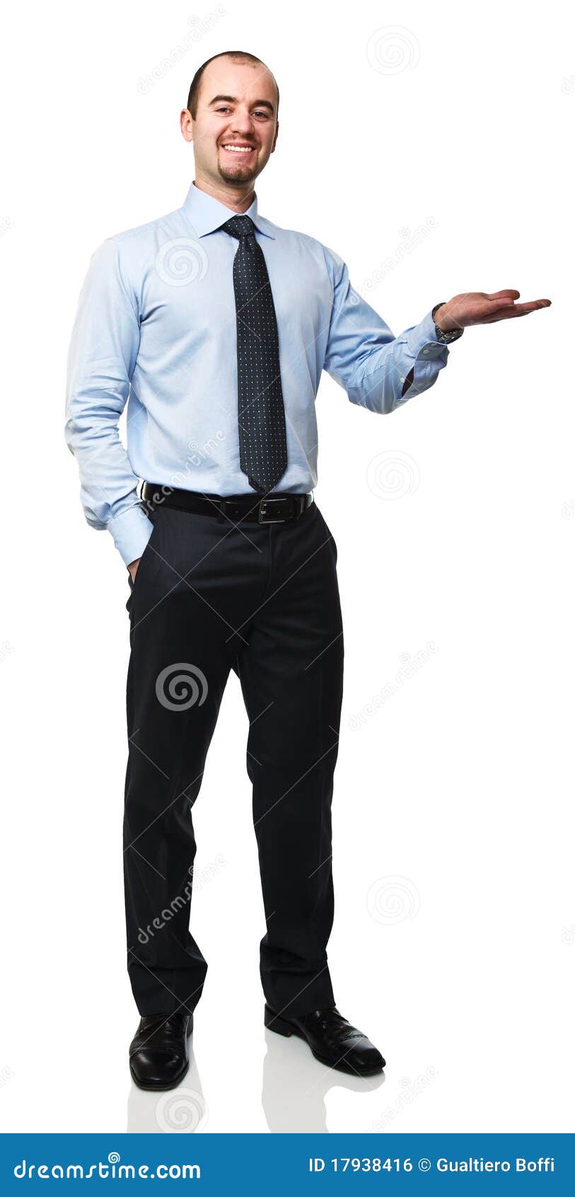 Man show stock photo. Image of business, standing, isolated - 17938416