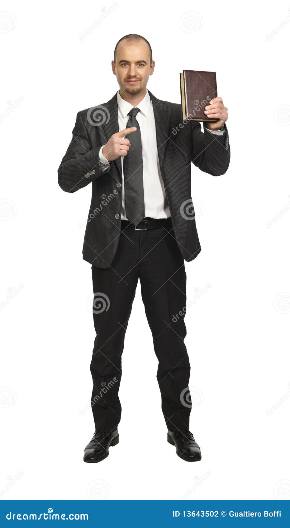 Man show his book stock photo. Image of male, fresh, smart - 13643502