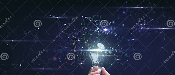 A Man Showing Creative Ideas in His Hands ,creative Thinking ,ideas and ...