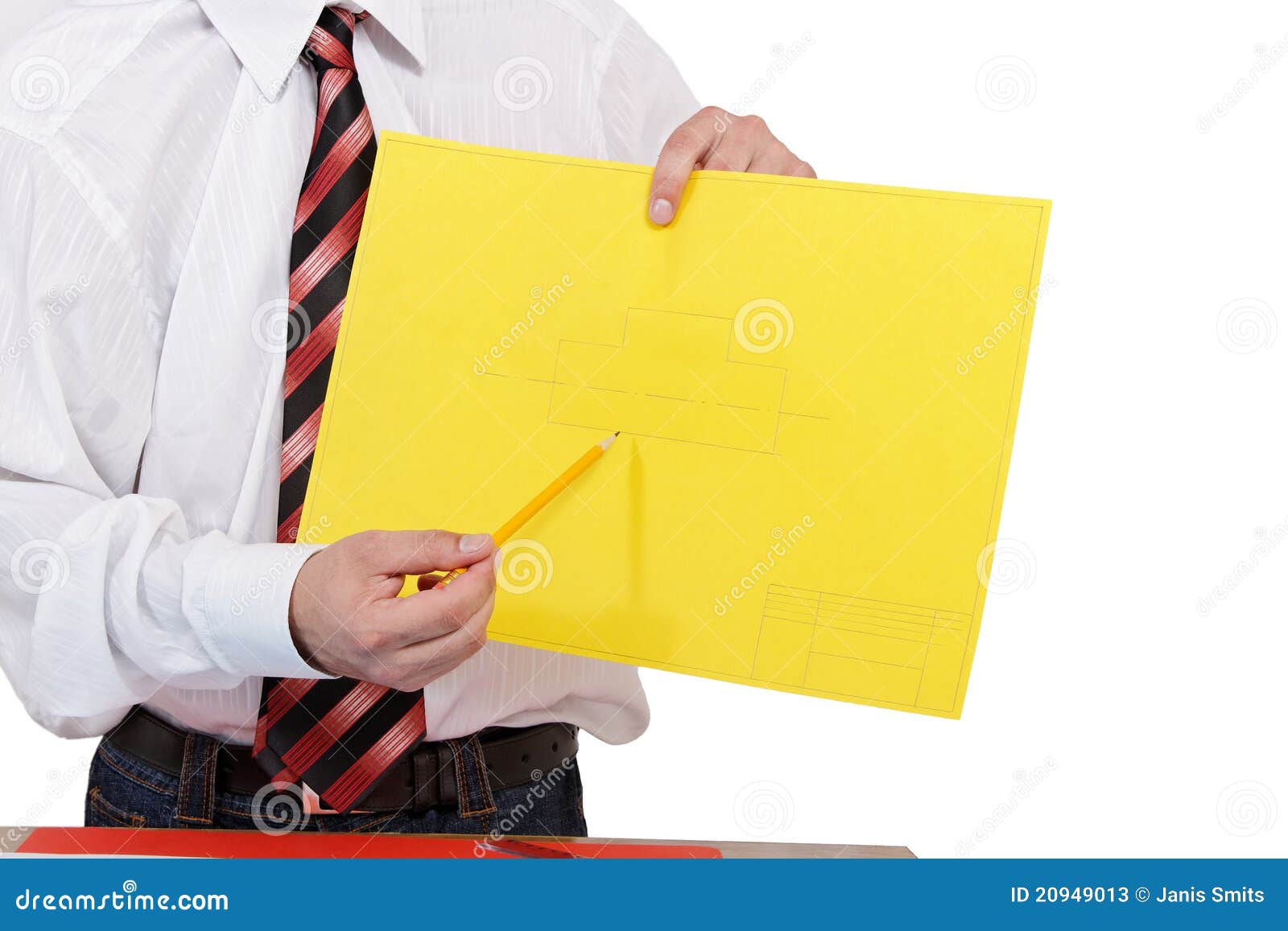 Man showing draft. stock image. Image of sketch, person - 20949013