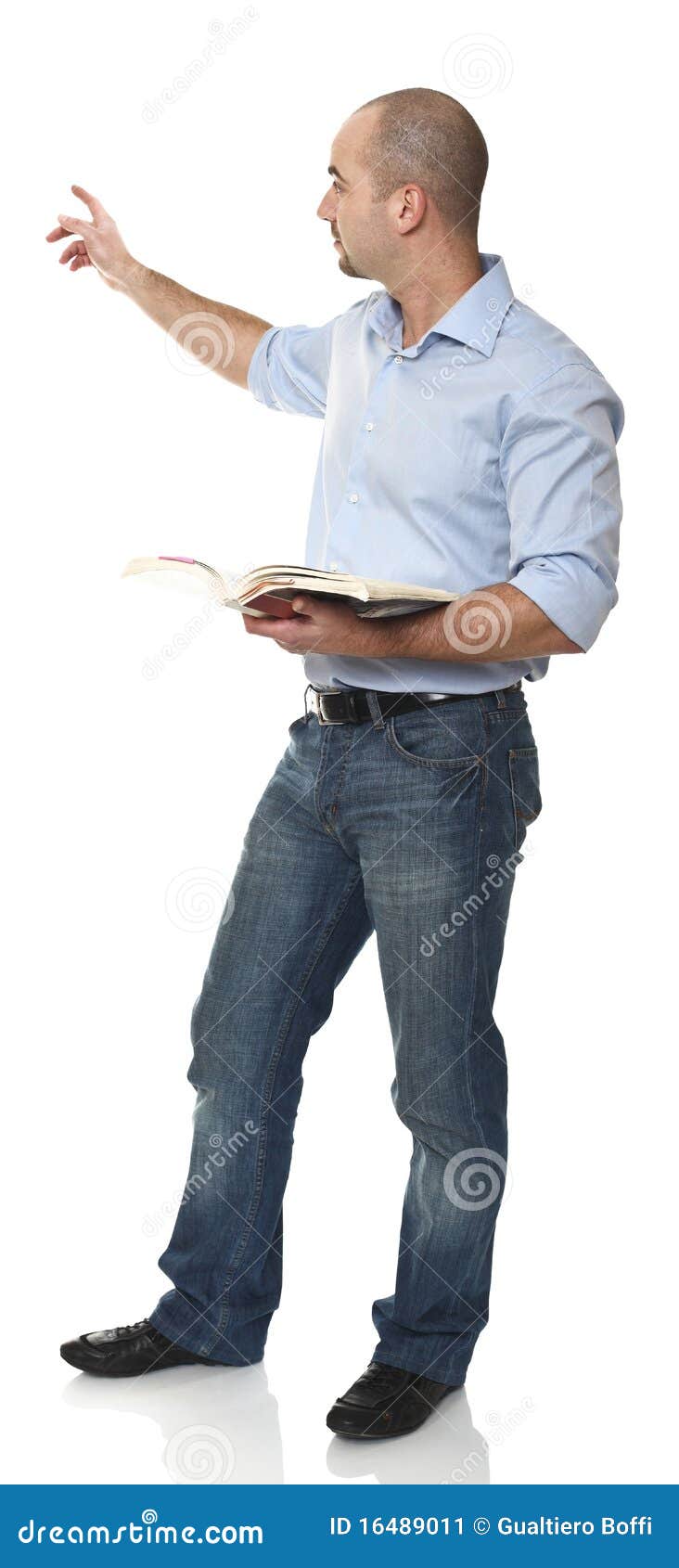 Man showing gesture stock image. Image of happy, show - 16489011