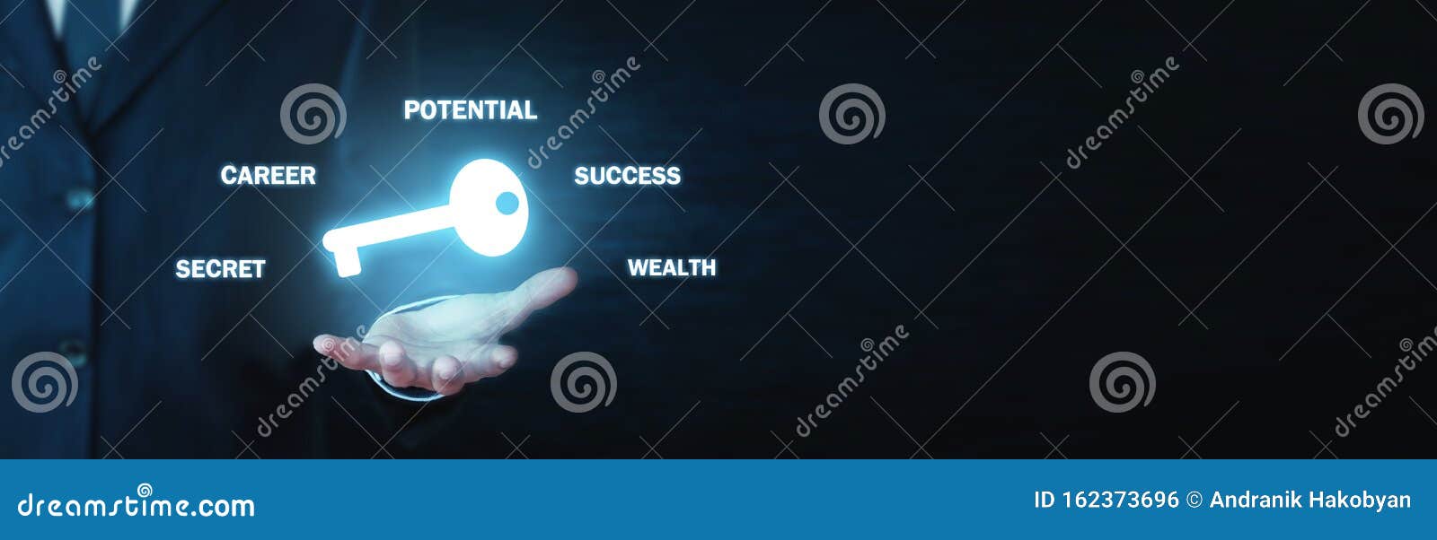 Man Showing Key with a Words. Key To Success Stock Photo - Image of ...