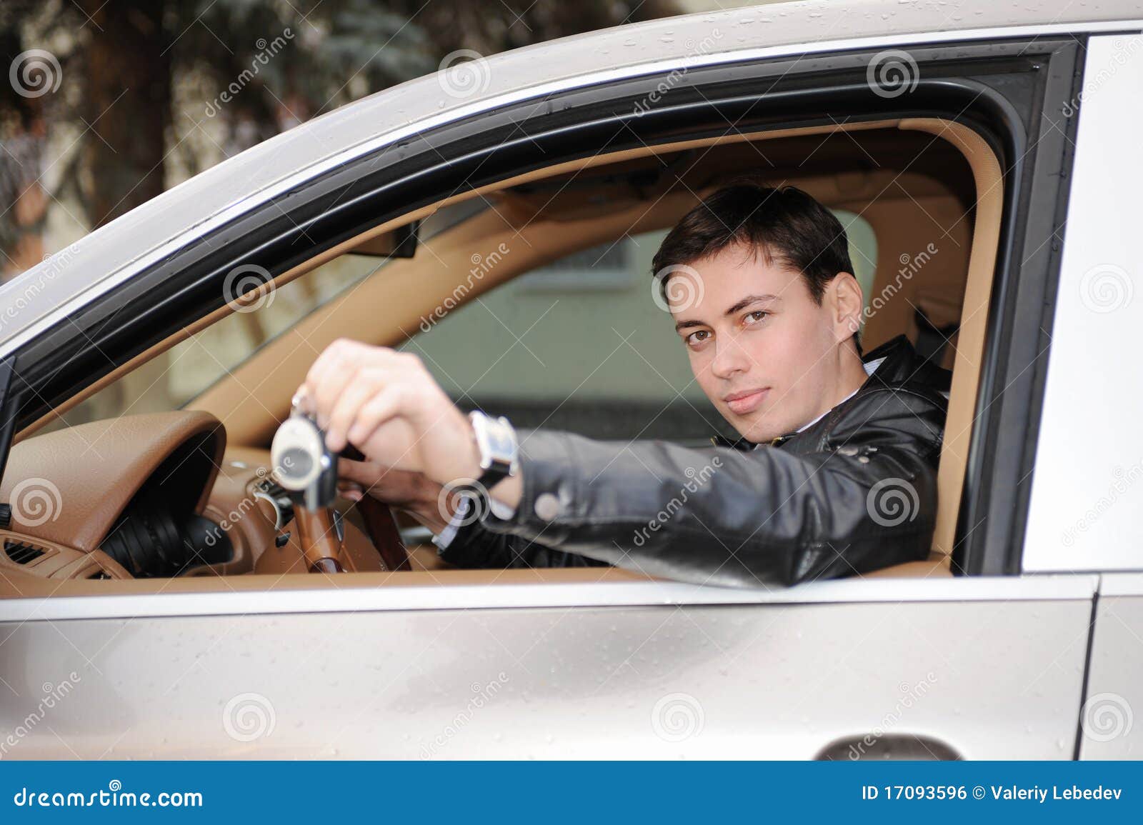 Man showing the keys stock photo. Image of person, adult - 17093596