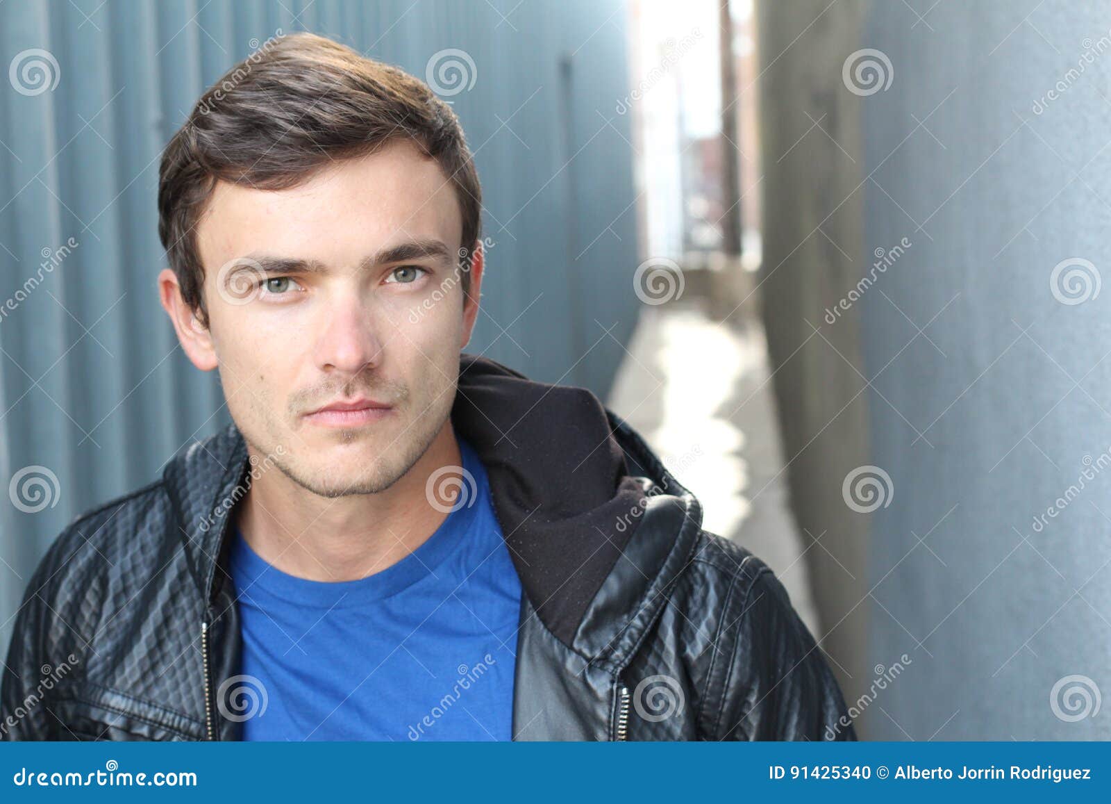 Man Showing Mistrust Close Up with Copy Space Stock Photo - Image of ...