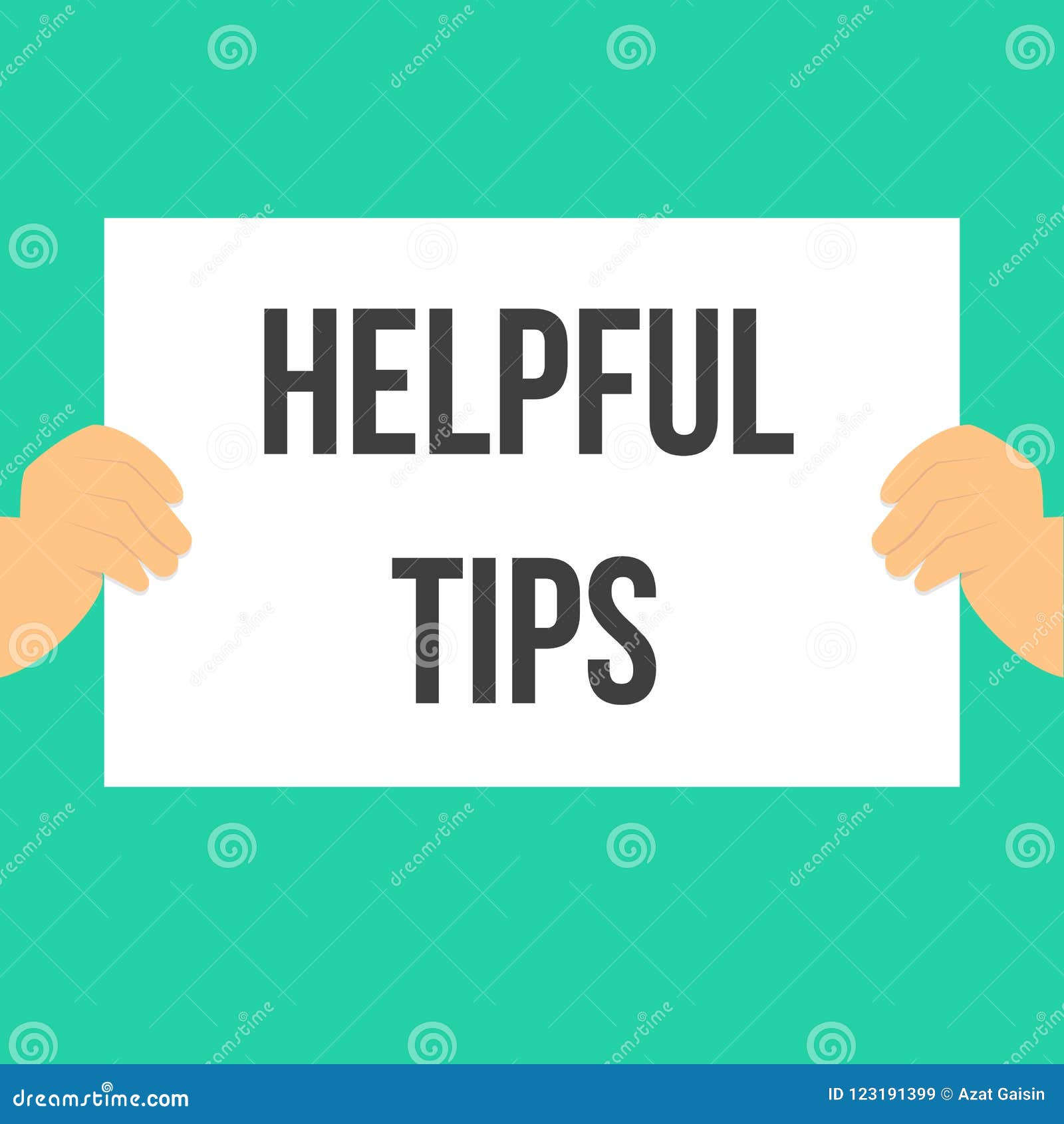 Man Showing Paper HELPFUL TIPS Text Stock Vector - Illustration of ... Man Showing Paper HELPFUL TIPS Text Stock Vector - Illustration of ...
