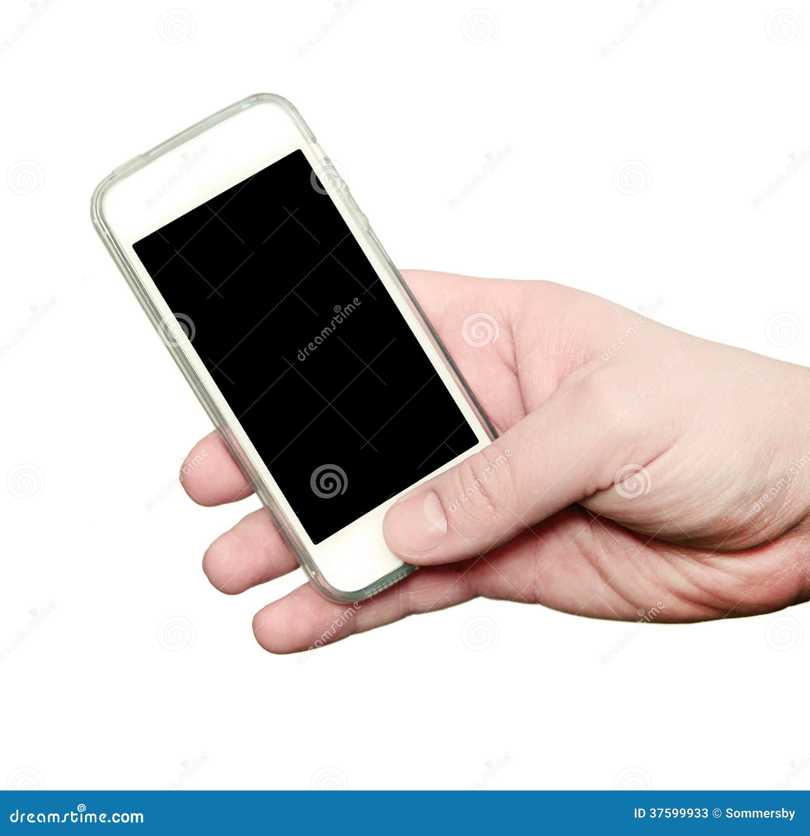 Man Showing Smart Phone in Hand Stock Image - Image of internet ...
