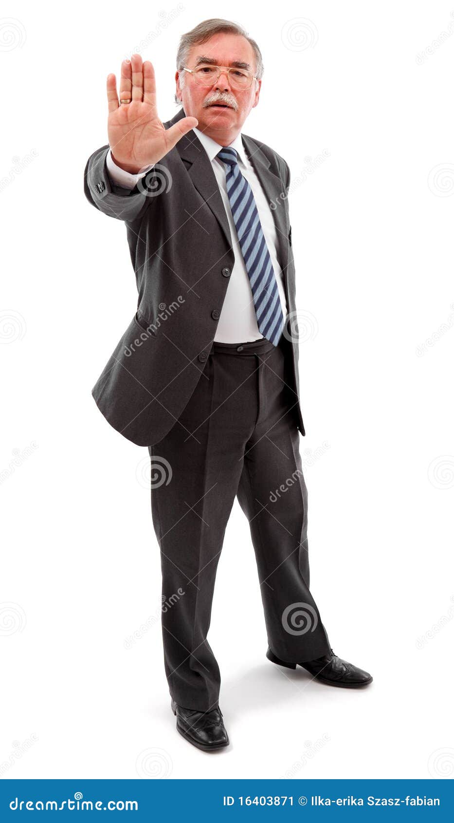 Man showing stop sign stock image. Image of conceptual - 16403871