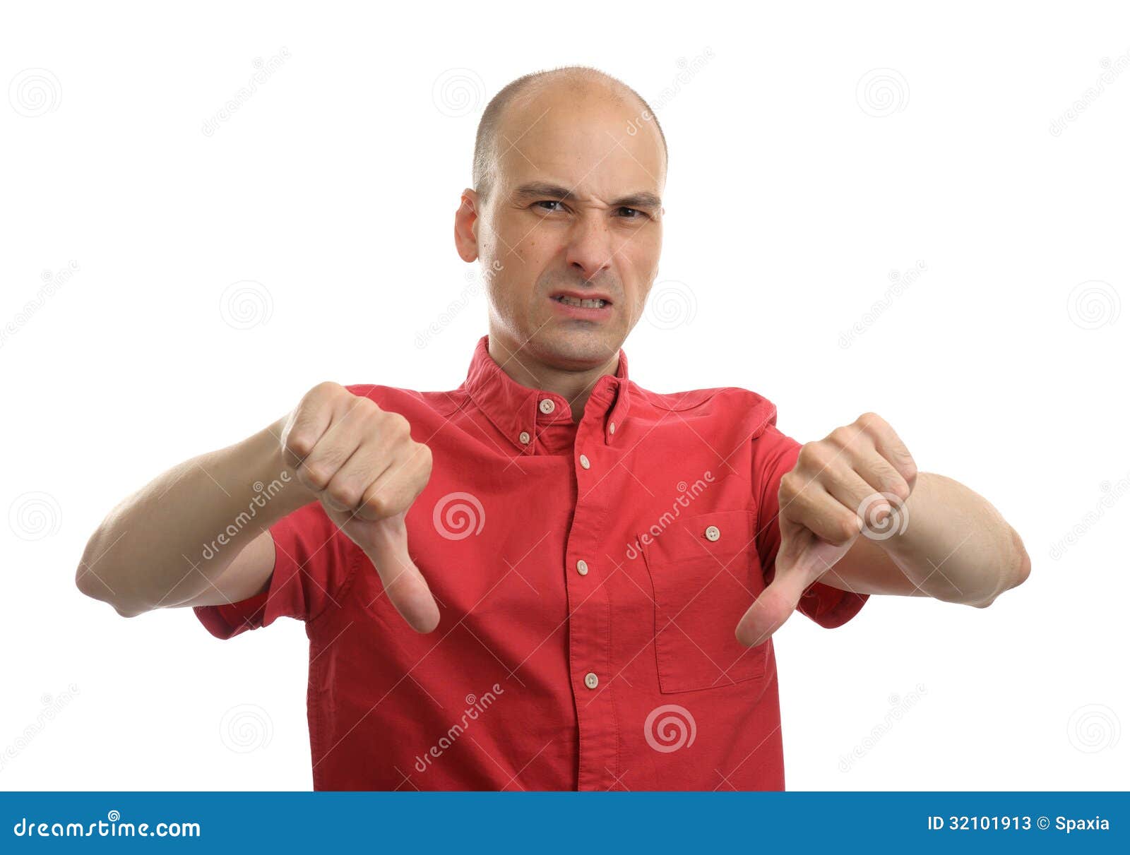 Man Showing Thumbs Down Stock Photos - Image: 32101913