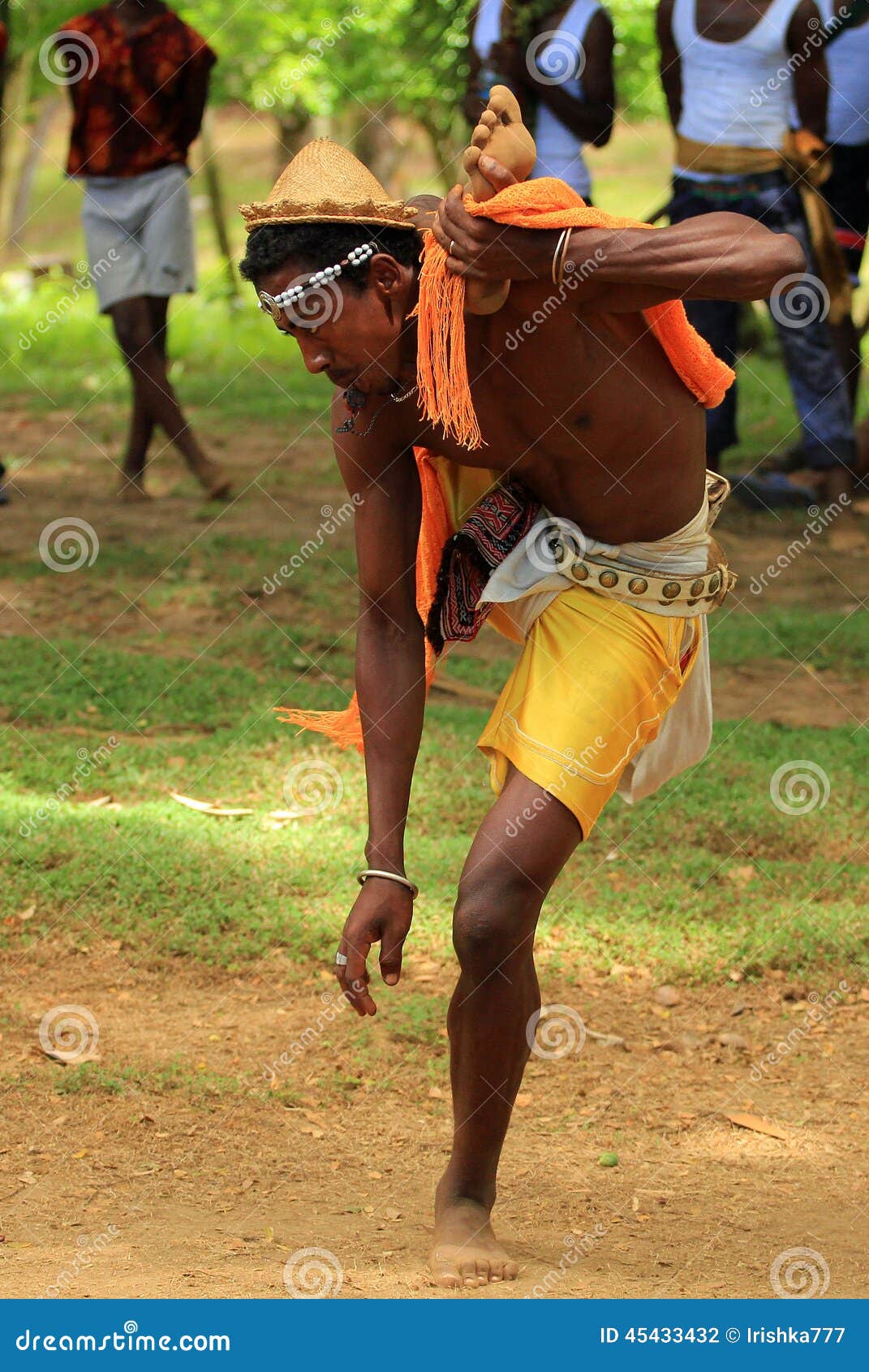 Man Showing a Traditional Dance in Madagascar, Africa Editorial ...