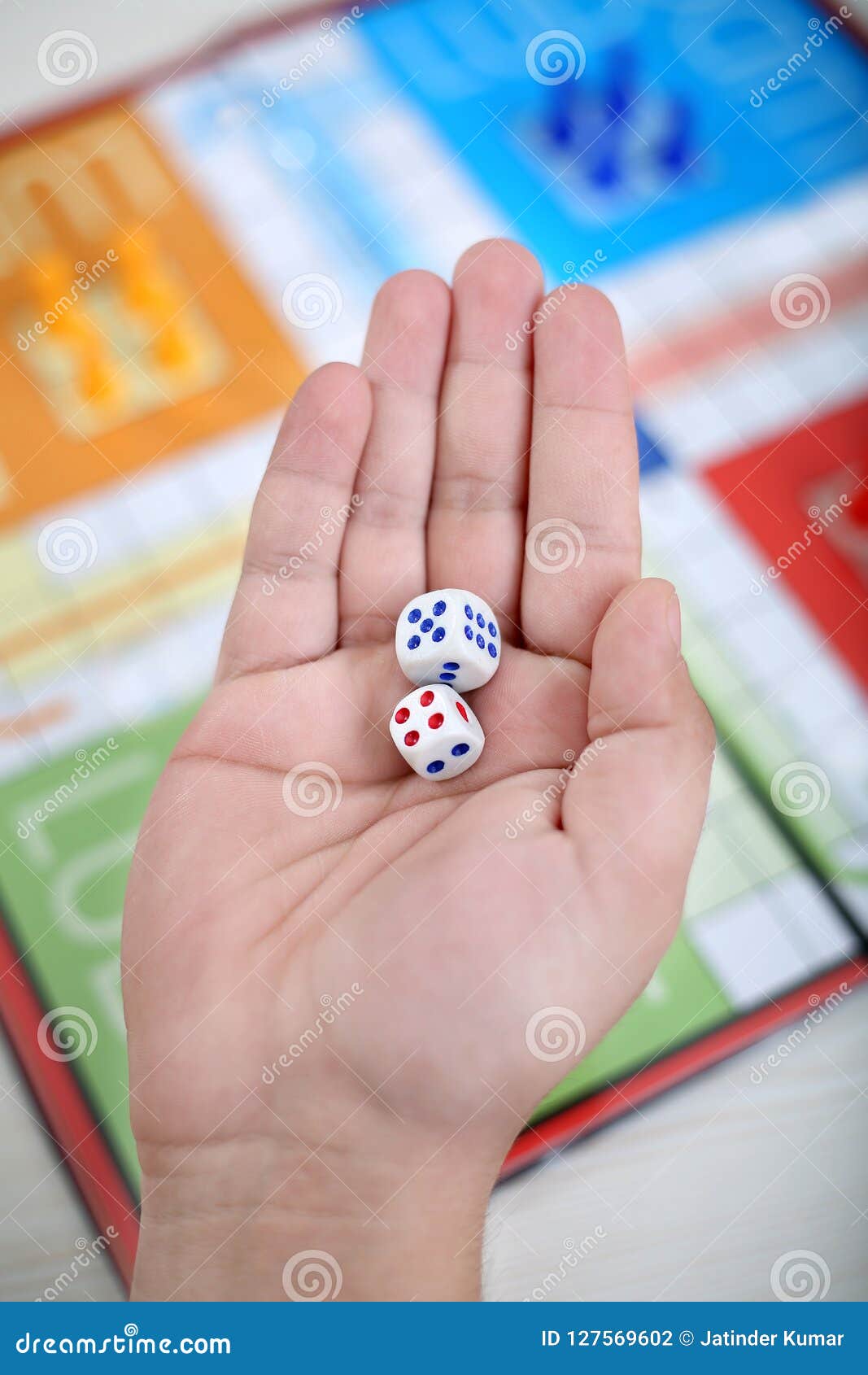 Man is Showing Two Dice in Hand Stock Photo - Image of drop, board ...