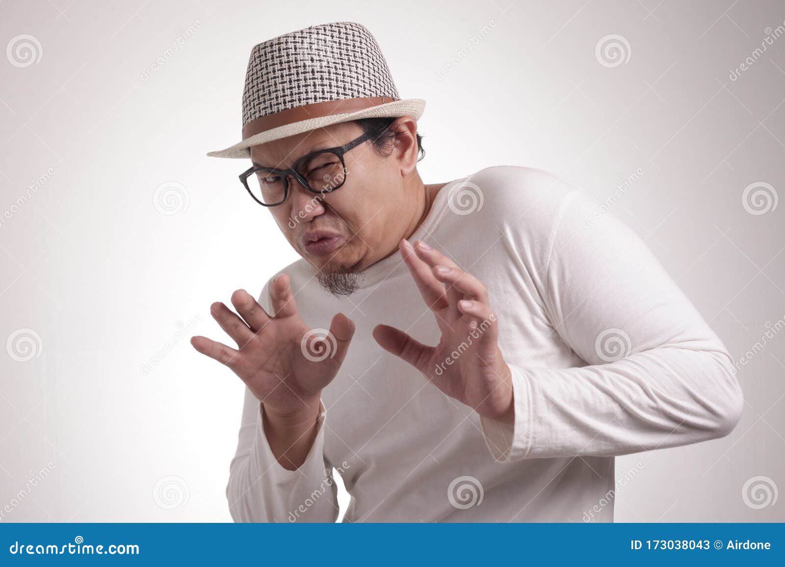 Man Shows Disgusted or Displeased Expression Stock Image - Image of ...