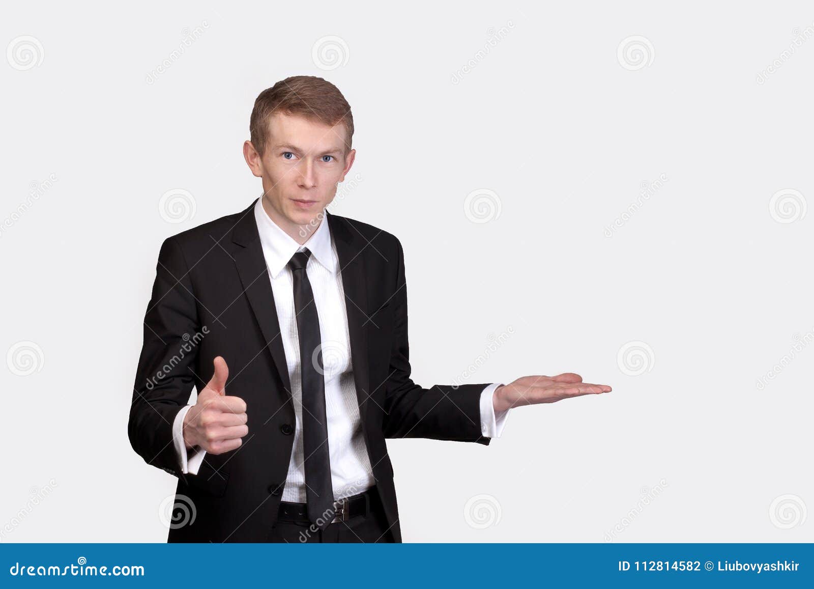 Man Expresses Joy and Satisfaction Stock Photo - Image of handsome ...