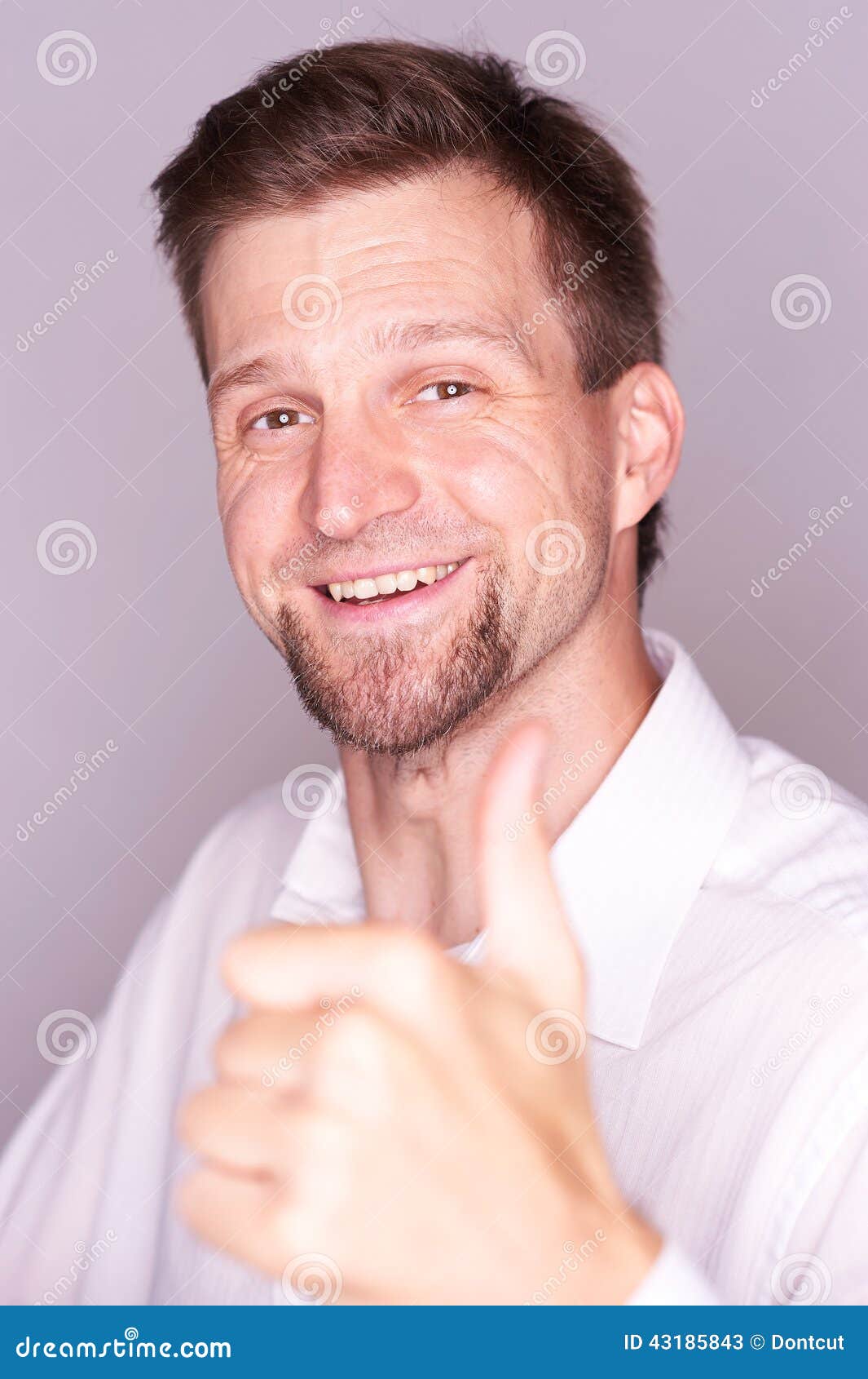 Man shows like stock image. Image of delighted, finger - 43185843