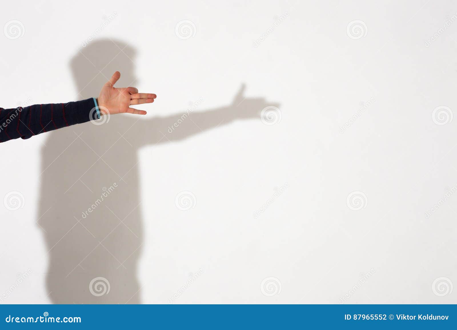 Man Shows Shadow of Dog with Fingers Stock Photo - Image of objects ...
