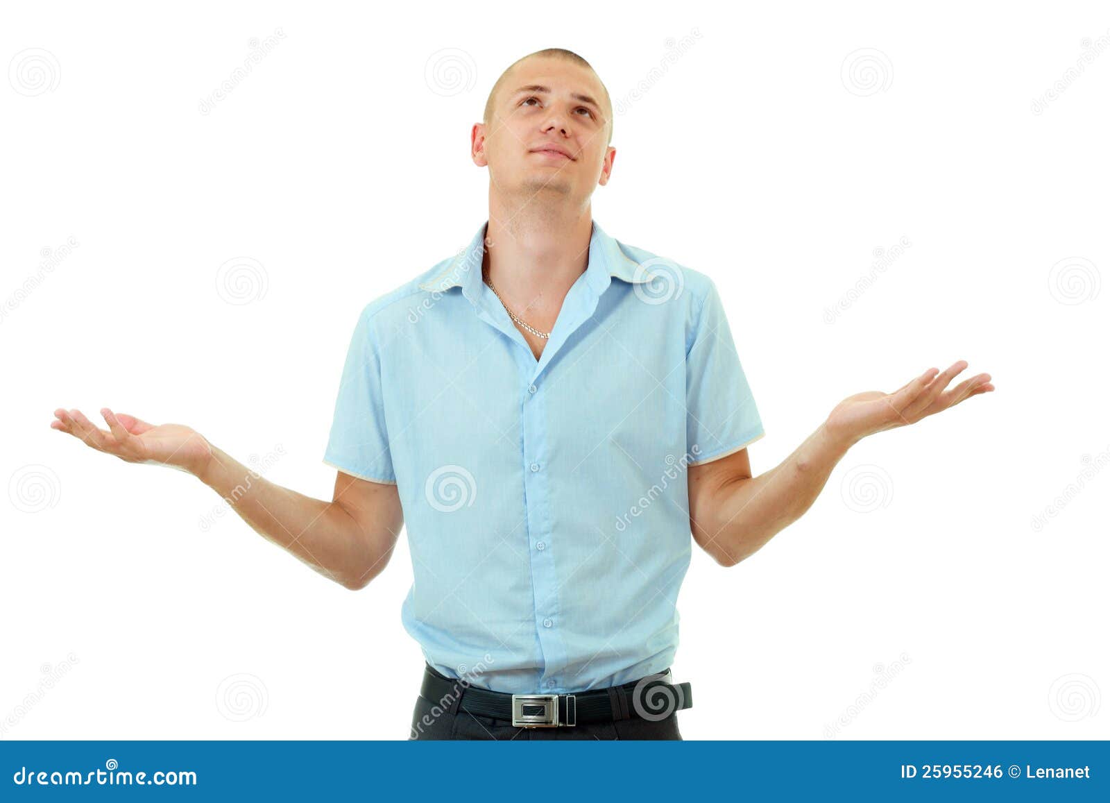 Man shrugging stock photo. Image of model, error, formal - 25955246
