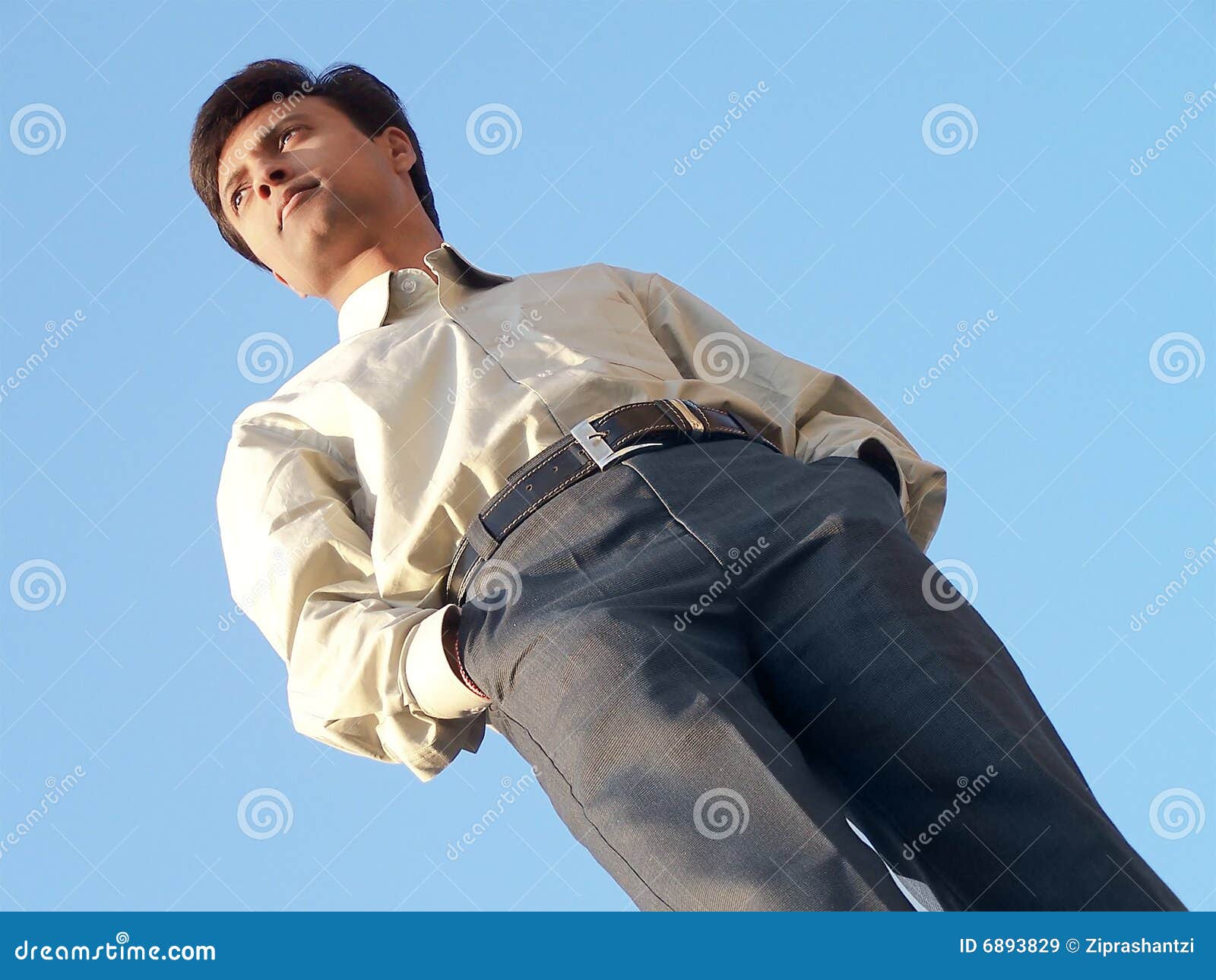 Man at sight stock image. Image of feel, dreaming, alone - 6893829