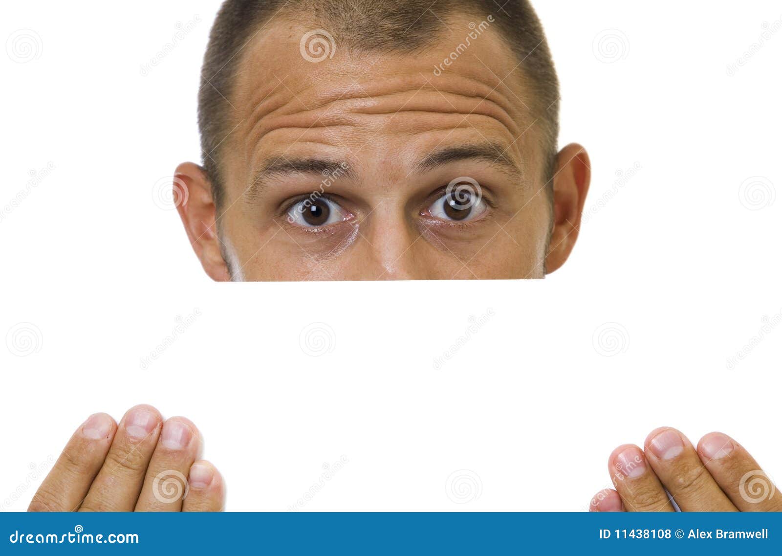 Man with Sign stock photo. Image of male, empty, person - 11438108