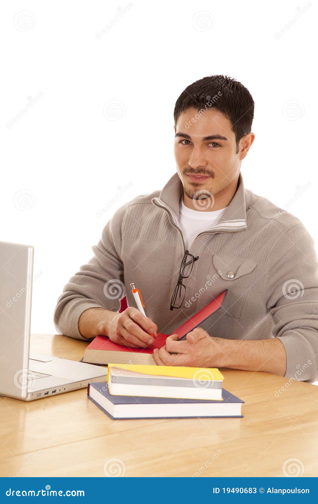 Man signing book stock image. Image of concentration - 19490683