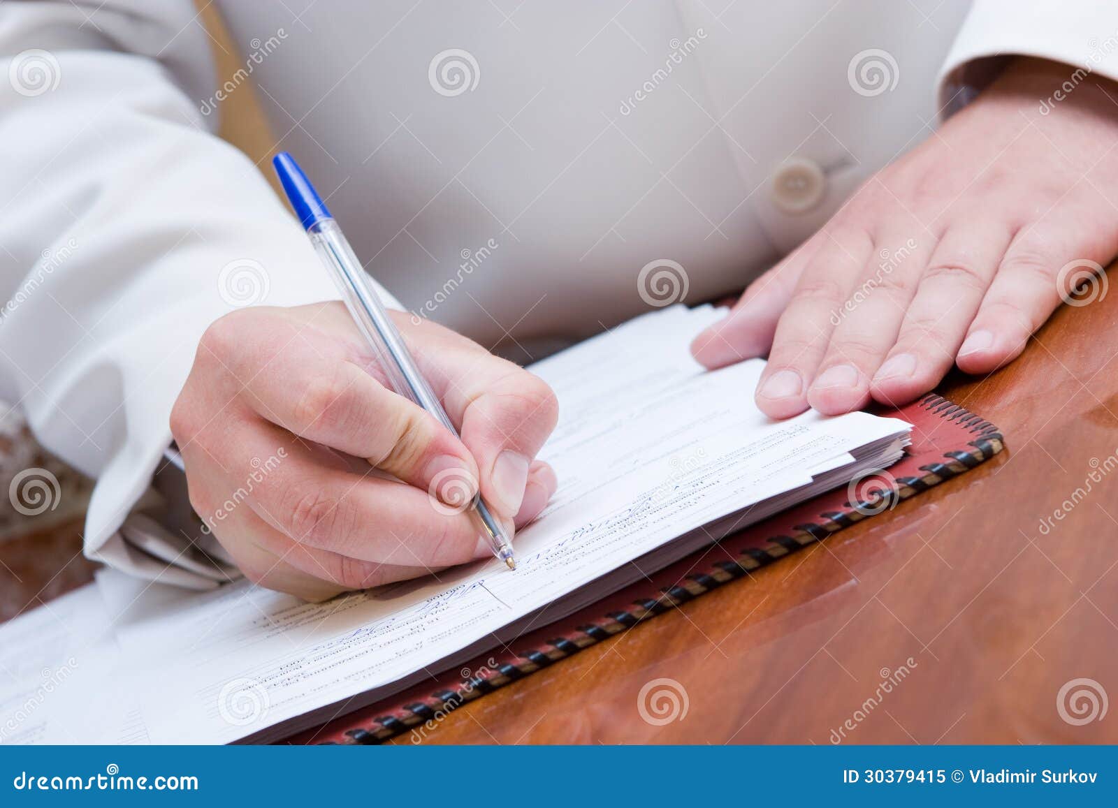Man signing paper stock image. Image of agreement, contract - 30379415