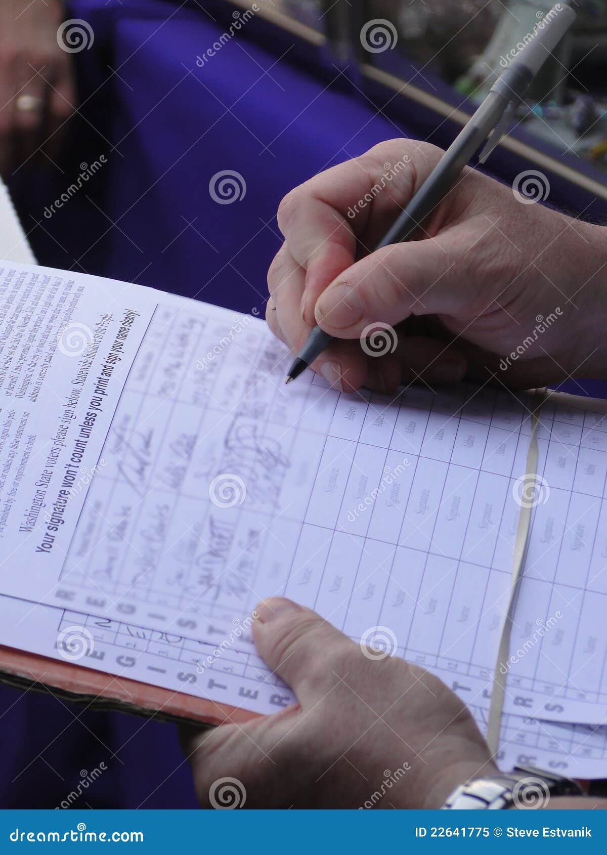 Man signing a petition stock image. Image of detail, signing - 22641775