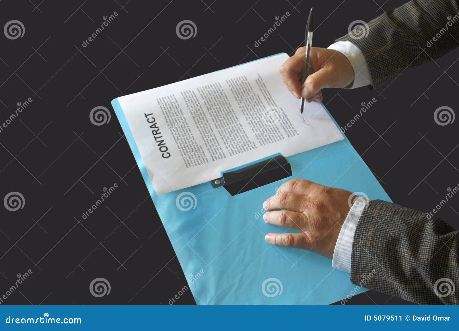 Man signs contract stock image. Image of filling, manager - 5079511