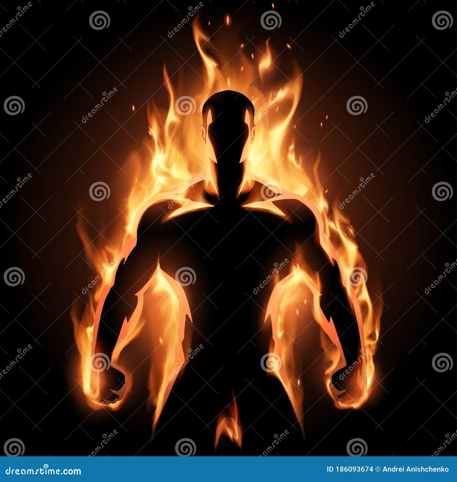Man Silhouette Fire Illustration Stock Illustrations – 4,064 Man ...
