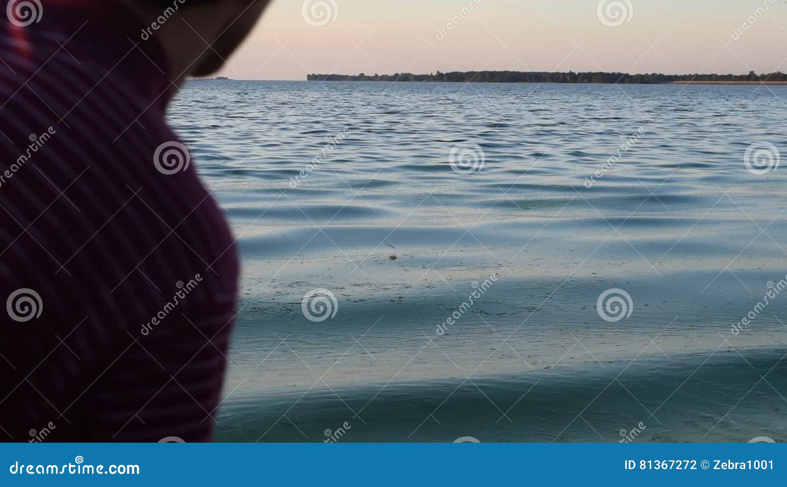 Man Silhouette Skipping Stone on River Stock Footage - Video of evening ...