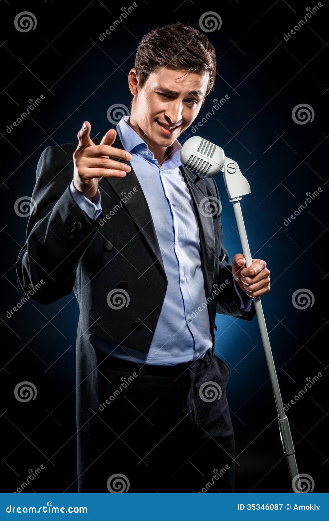 Man singing stock image. Image of passion, caucasian - 35346087