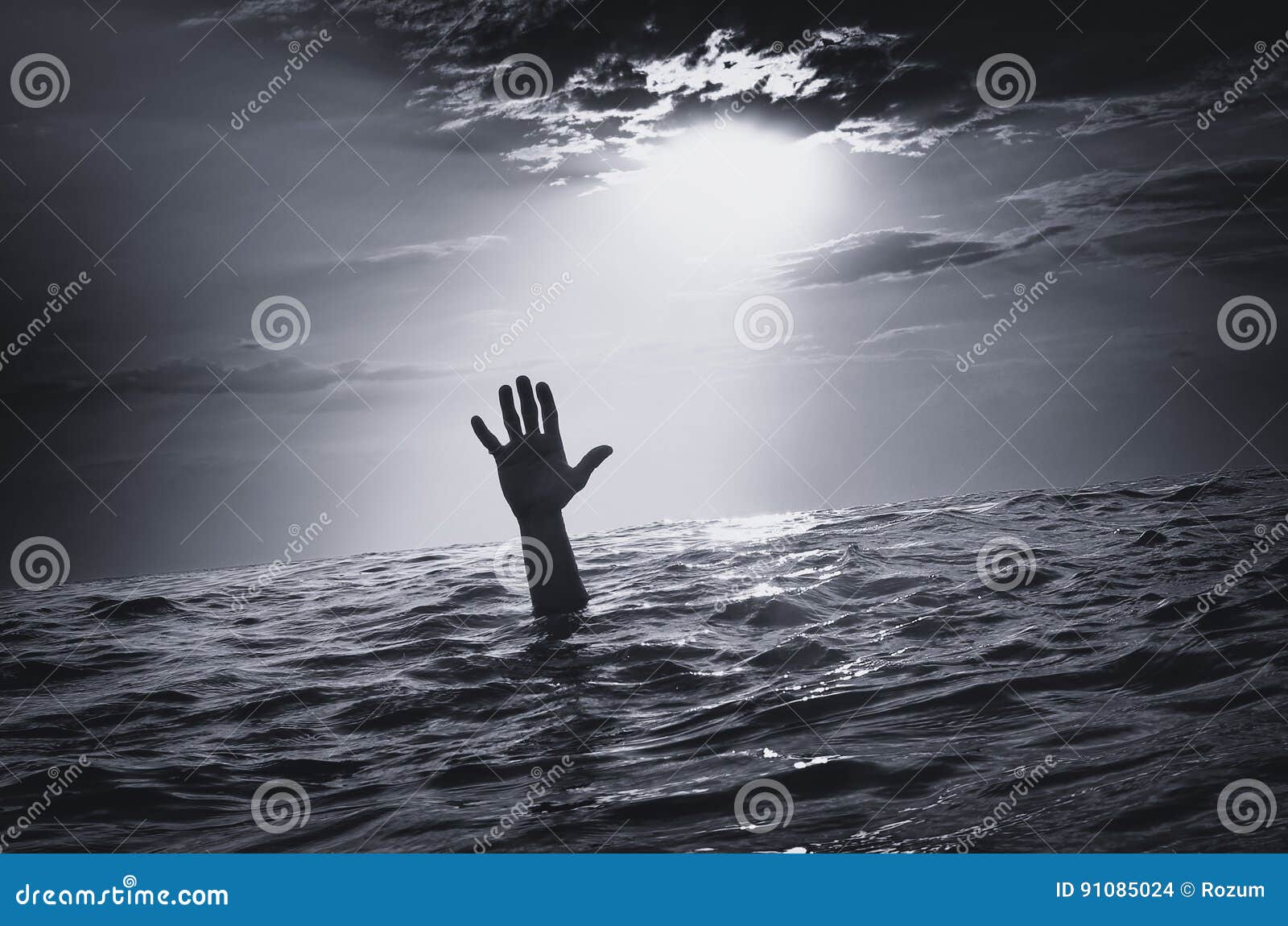 Man sink in water stock photo. Image of concept, dangerous - 91085024