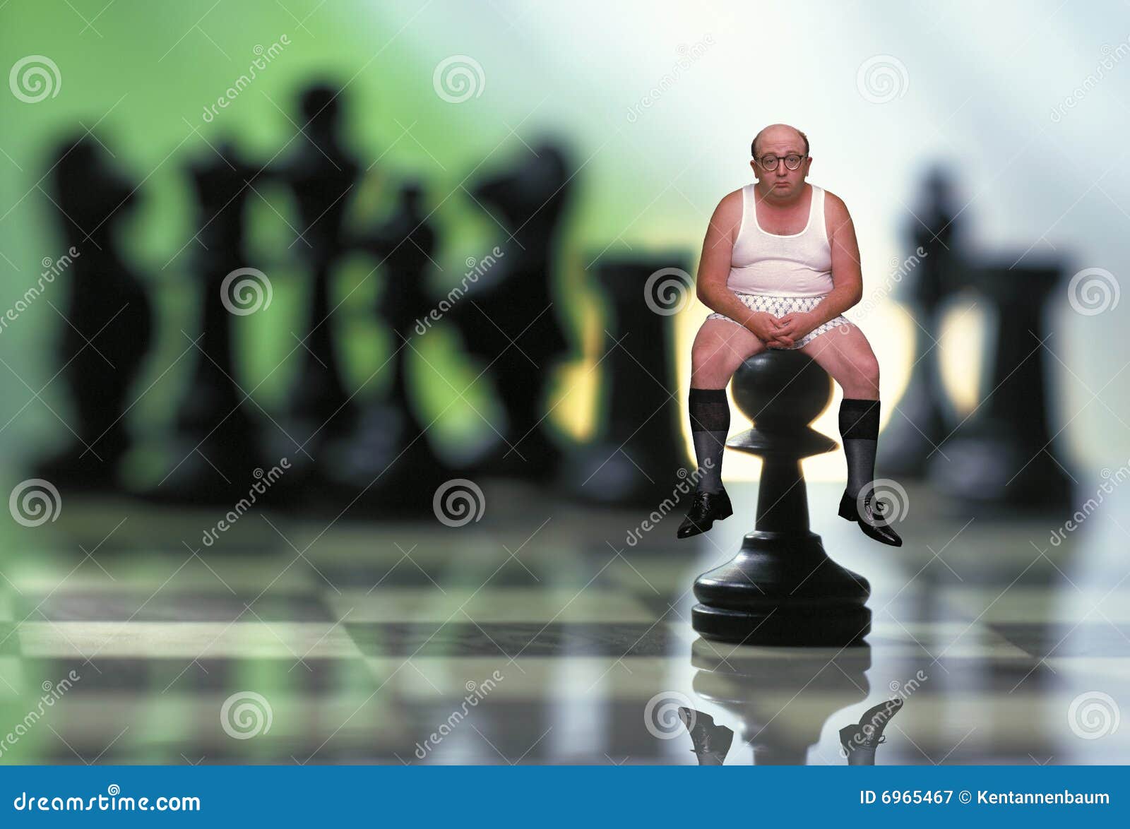 Man sitting on chess pawn stock image. Image of solitude - 6965467