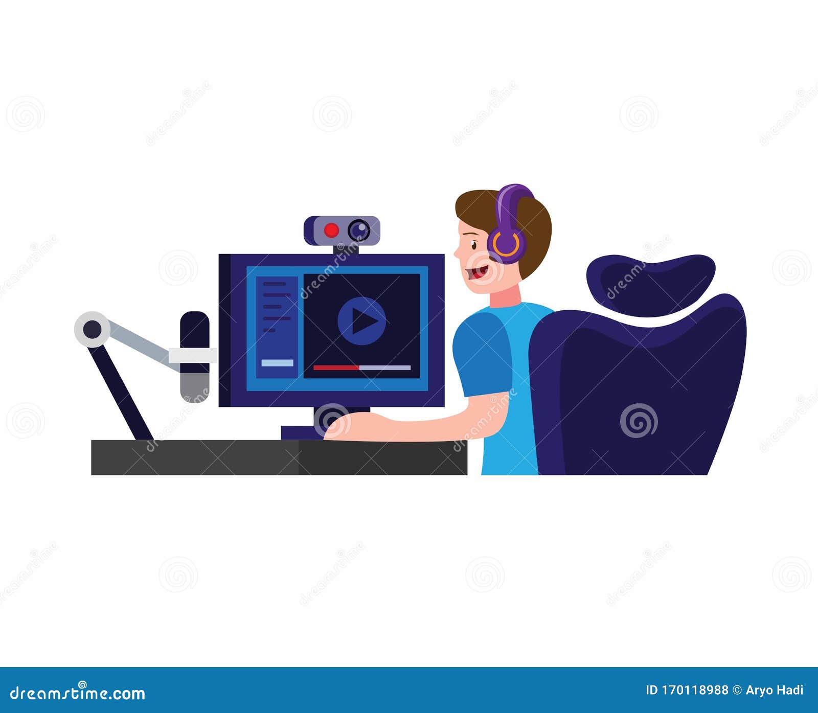 Content Creator Word Blocks Stock Photo | CartoonDealer.com #186280110