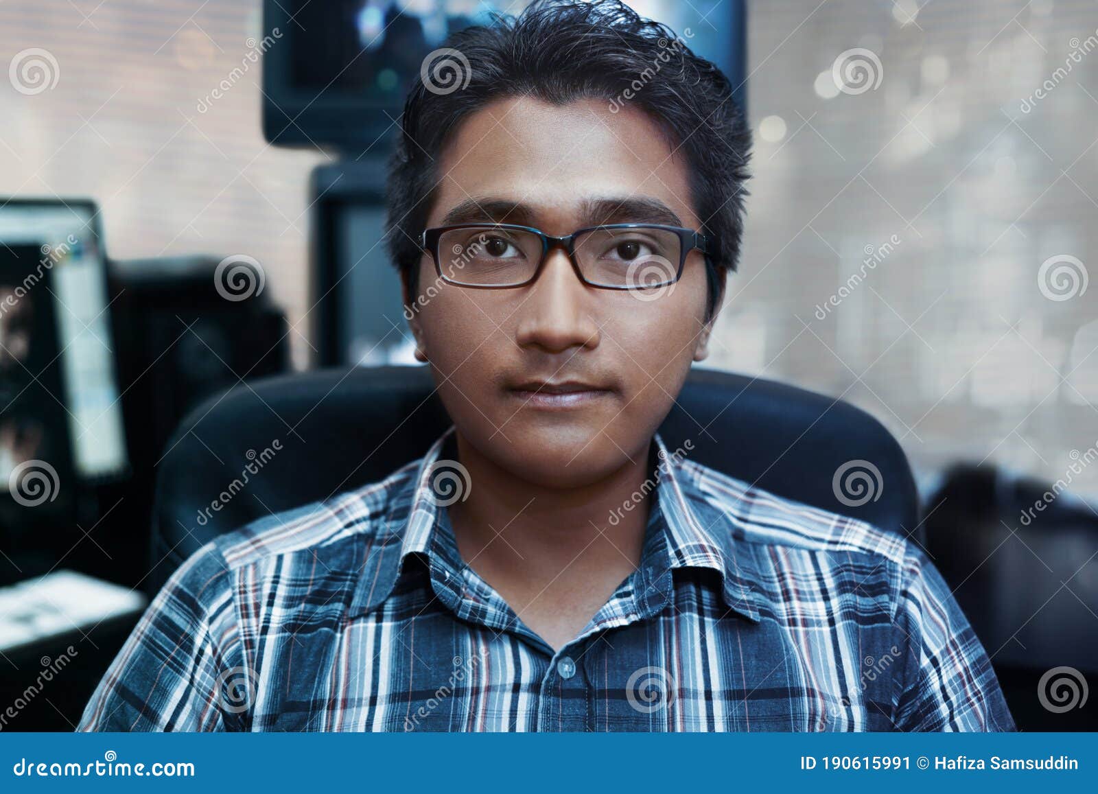 Man Sitting and Looking at the Camera. Conceptual Image Stock Image ...