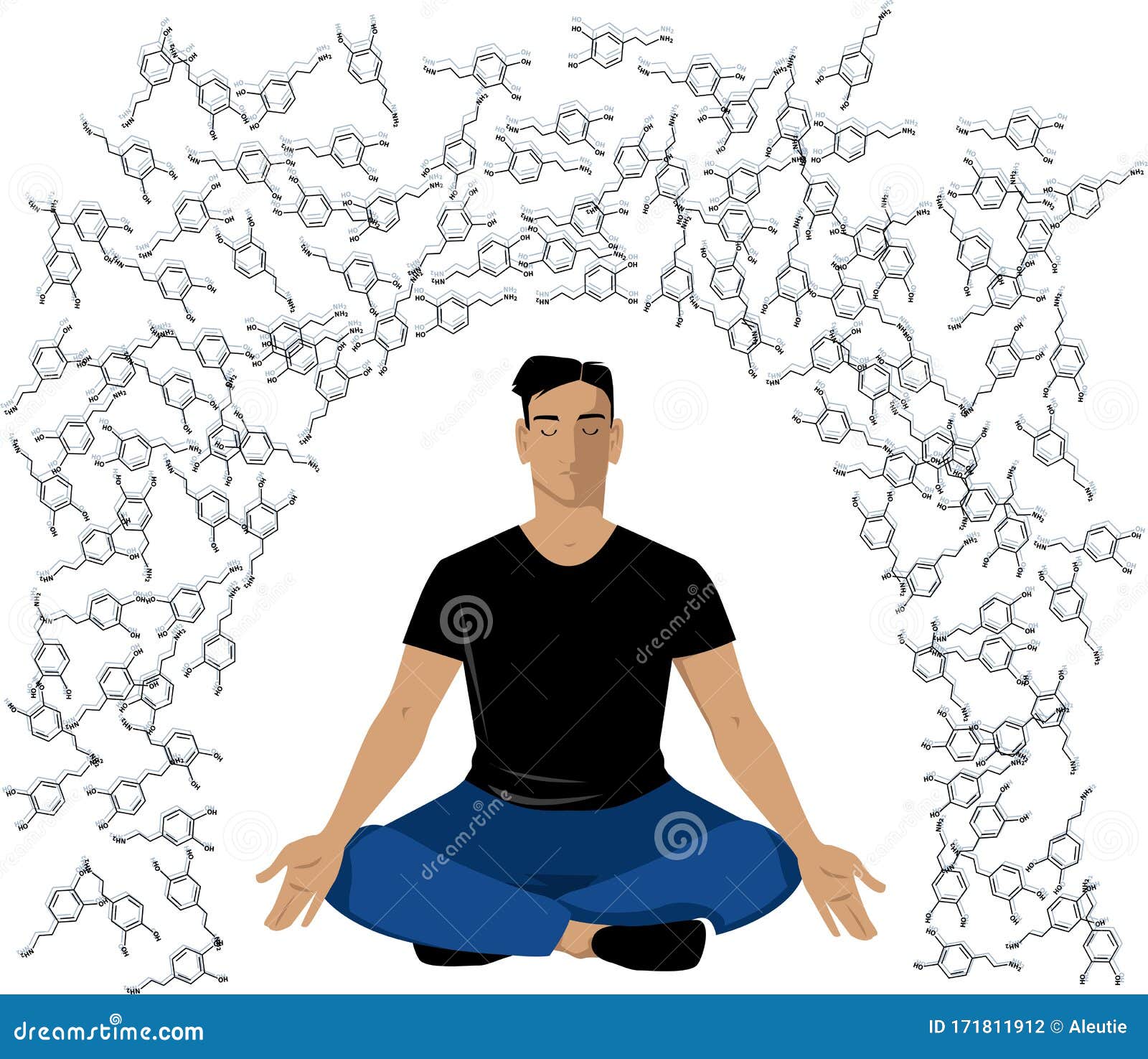 Dopamine fast stock vector. Illustration of health, meditate - 171811912