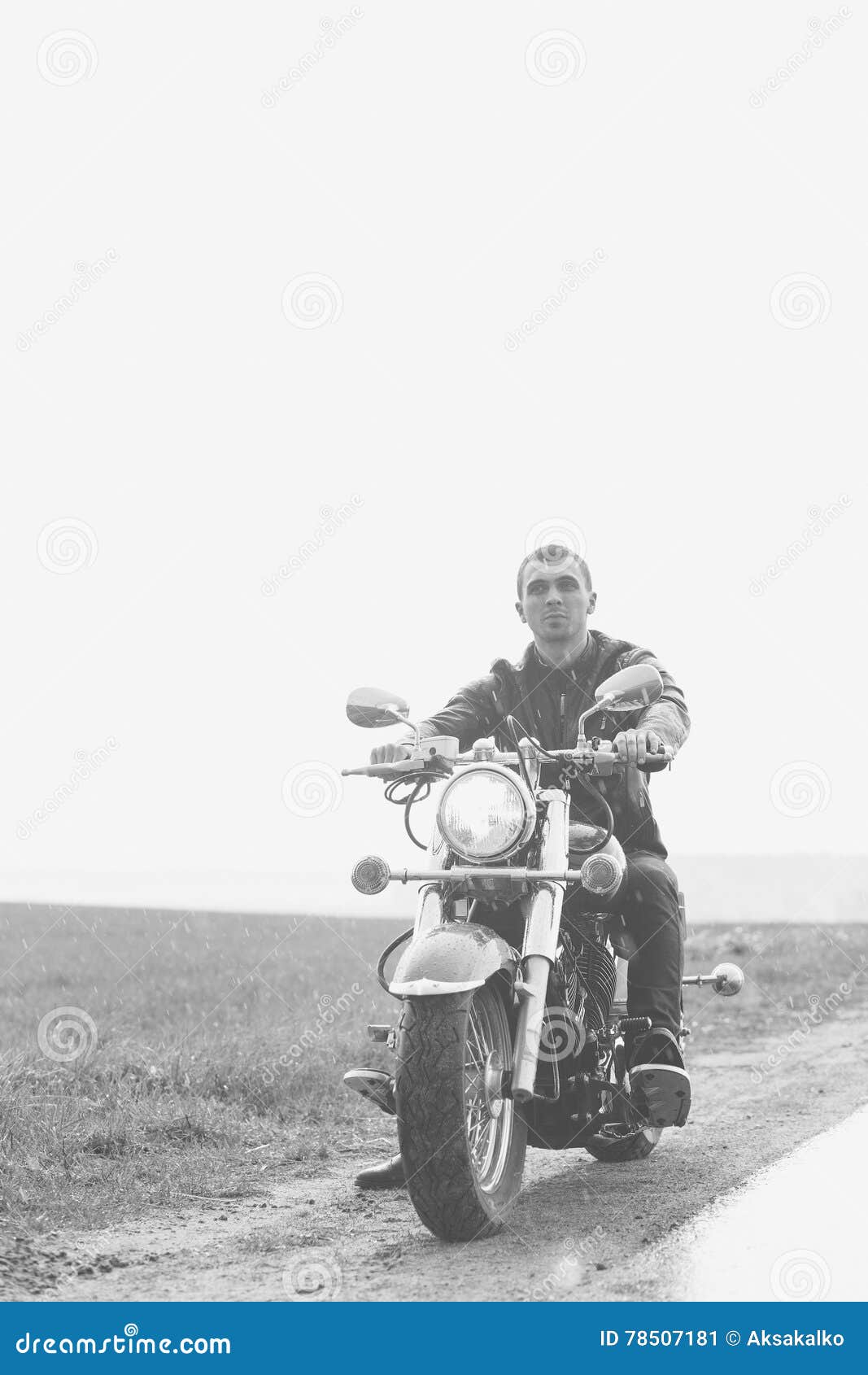 Man sitting on motorcycle stock image. Image of american - 78507181