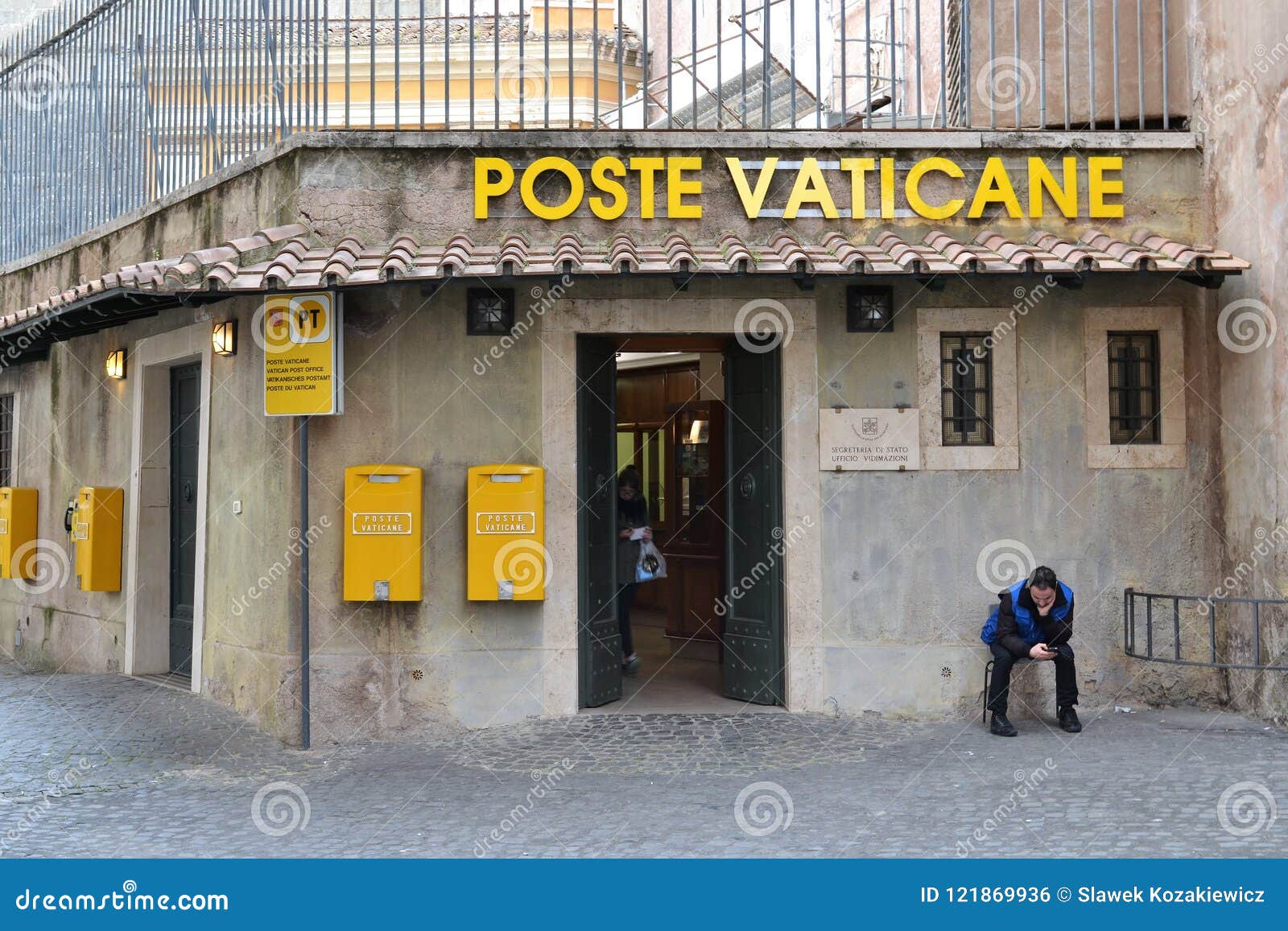 Vatican City post office editorial photo. Image of services - 121869936