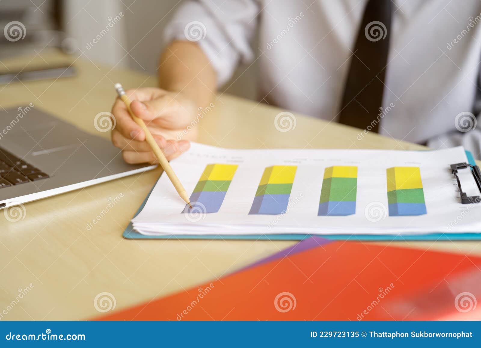 Man Sitting the Page on Fire with Some Hard Work Stock Image - Image of ...