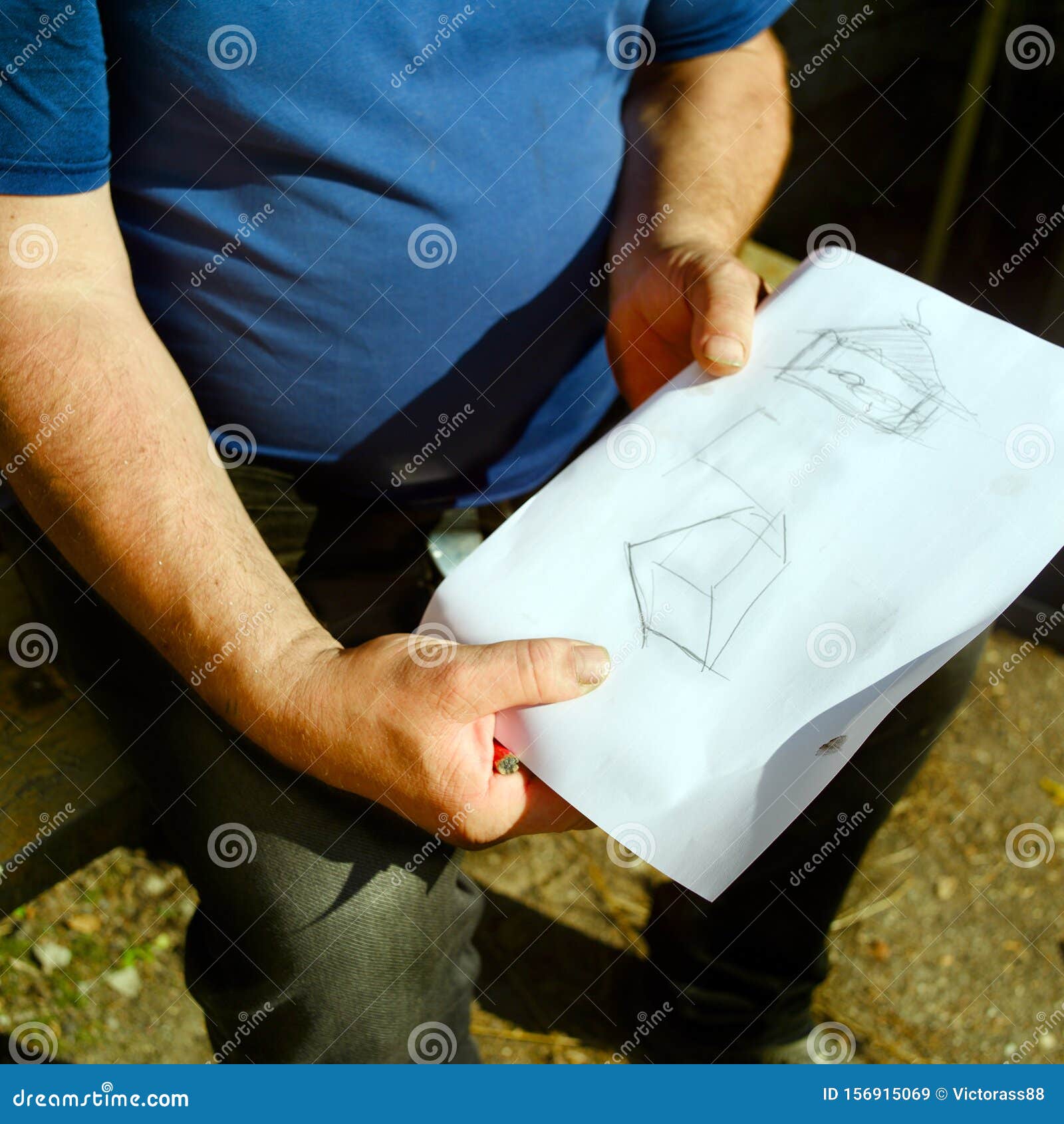 Man drafting on a paper stock image. Image of drafting - 156915069