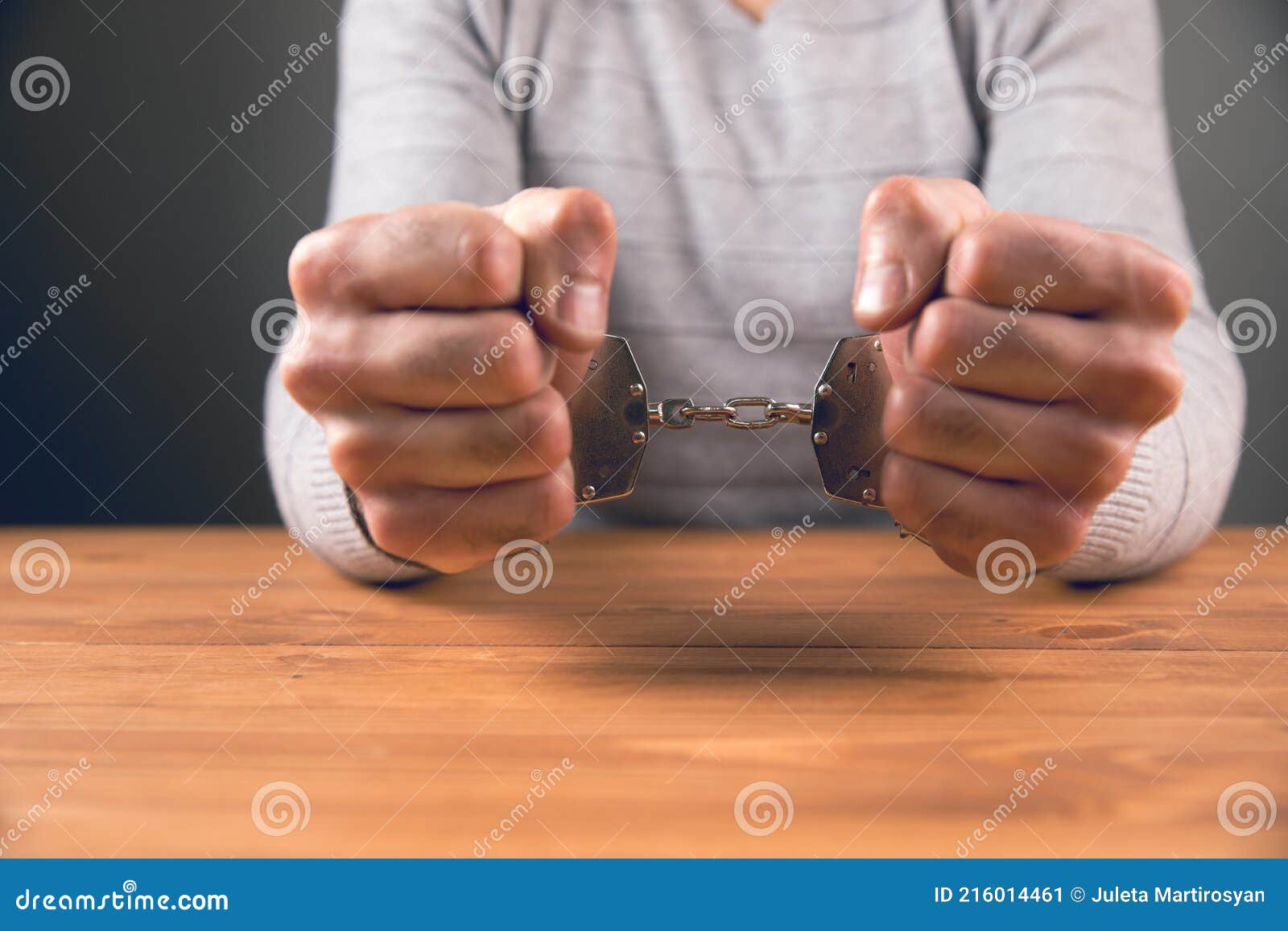 Man sitting in shackles stock image. Image of remand - 216014461