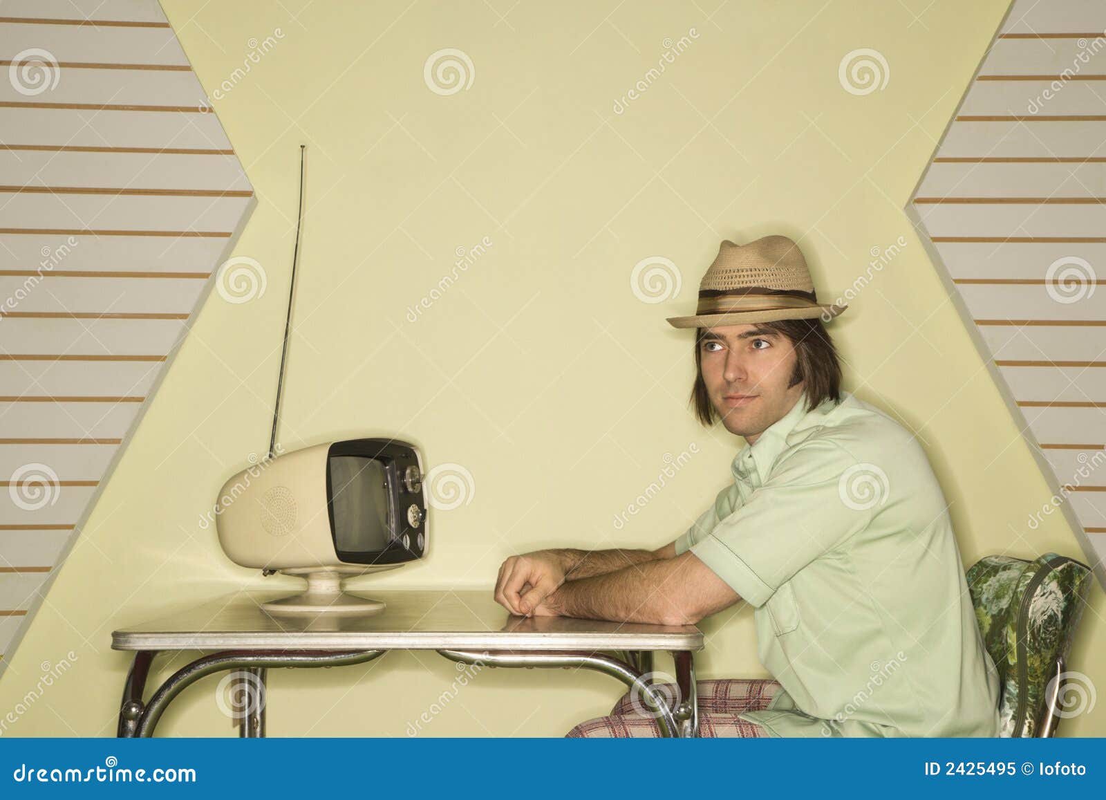 Man sitting at table. stock image. Image of 070117g0198 - 2425495