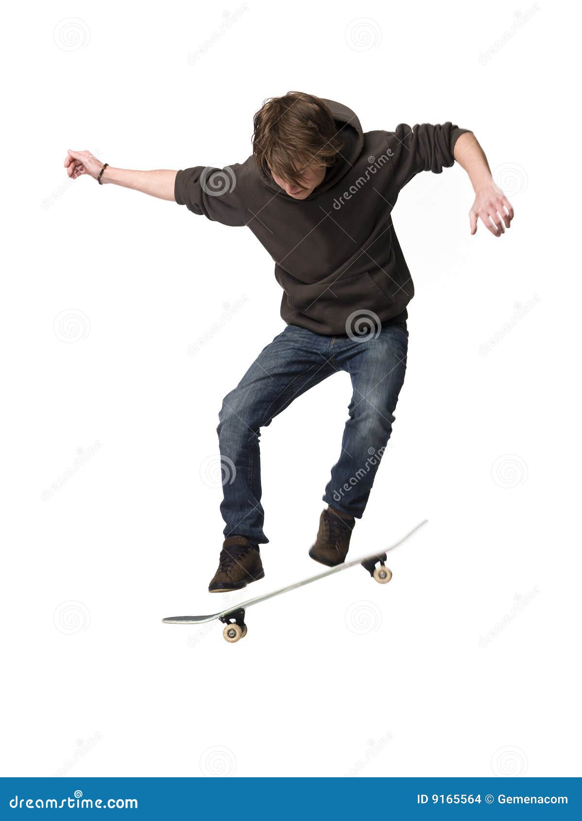 Man with skateboard stock photo. Image of white, trick - 9165564