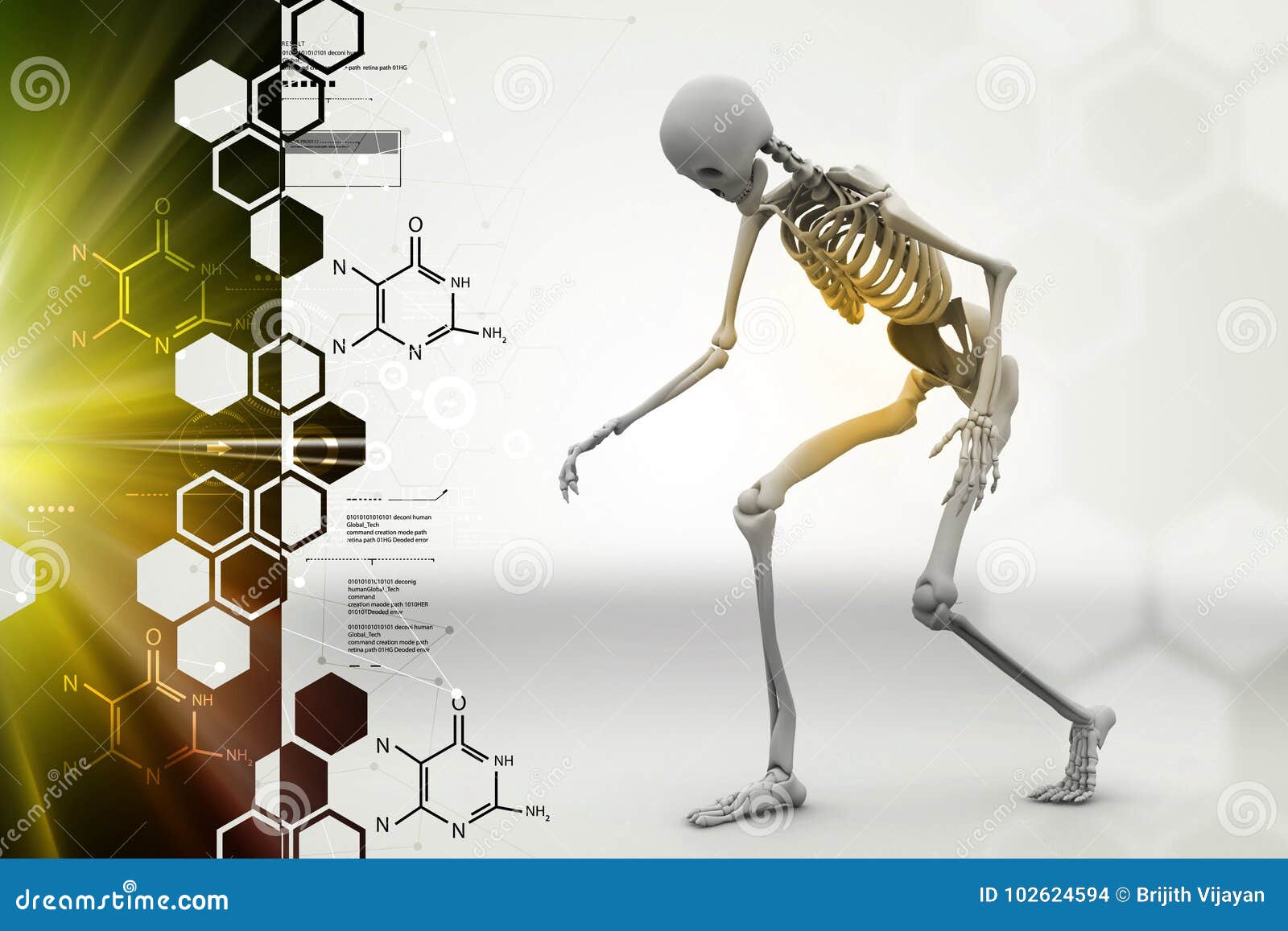 Man Skelton stock illustration. Illustration of cage - 102624594