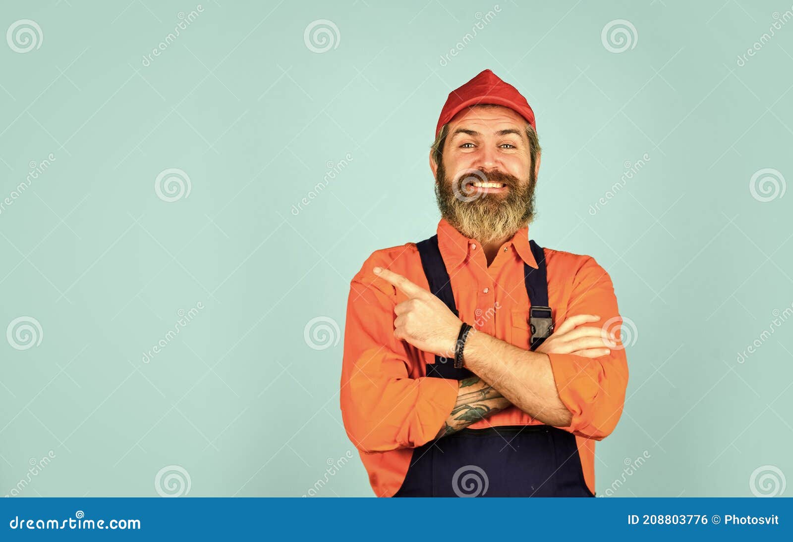 Man Skillful Worker. Laborer. Repairman Experienced Worker ...