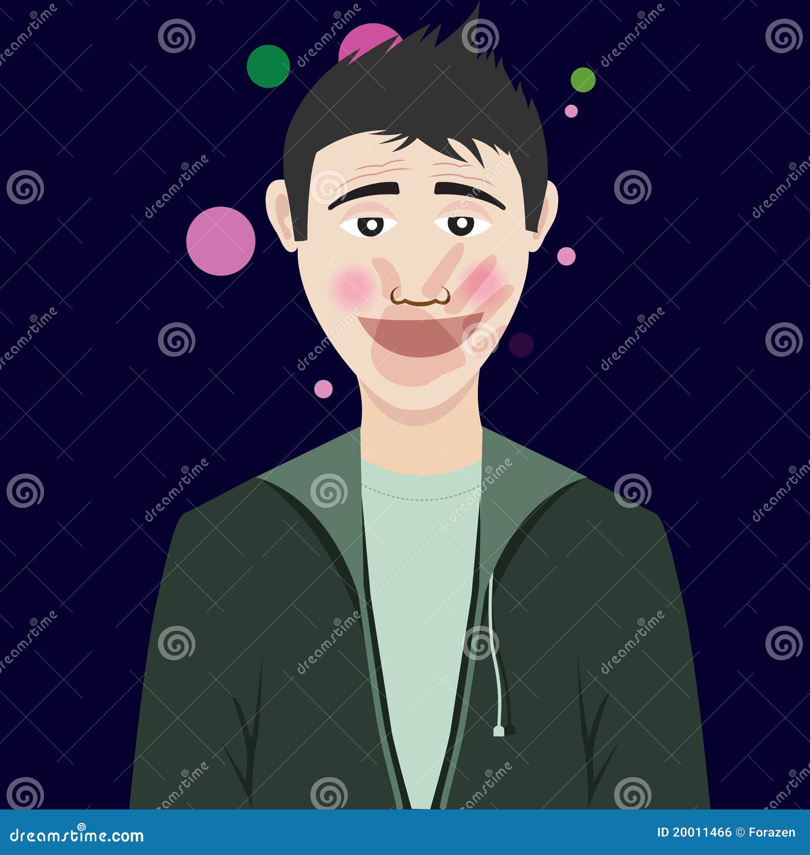 Man Slapped in the face stock illustration. Illustration of male - 20011466