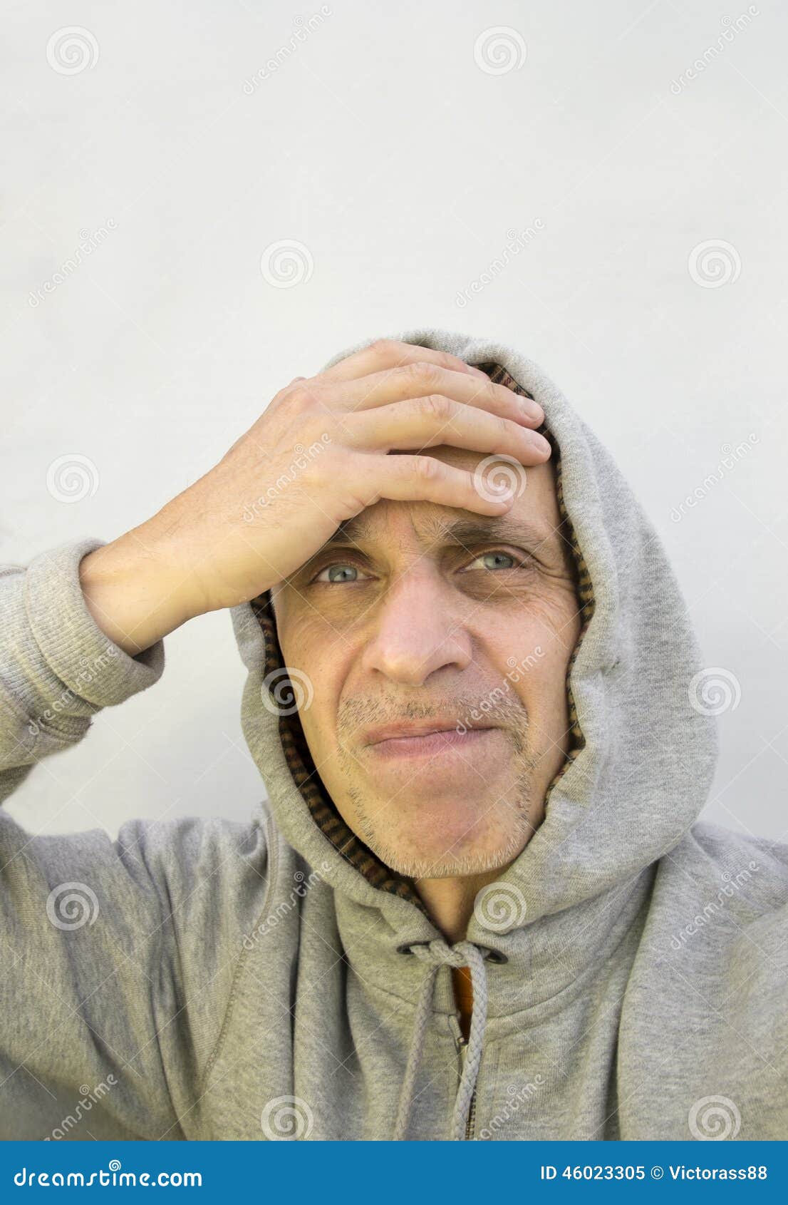 Man Slapping his Forehead stock image. Image of expression - 46023305