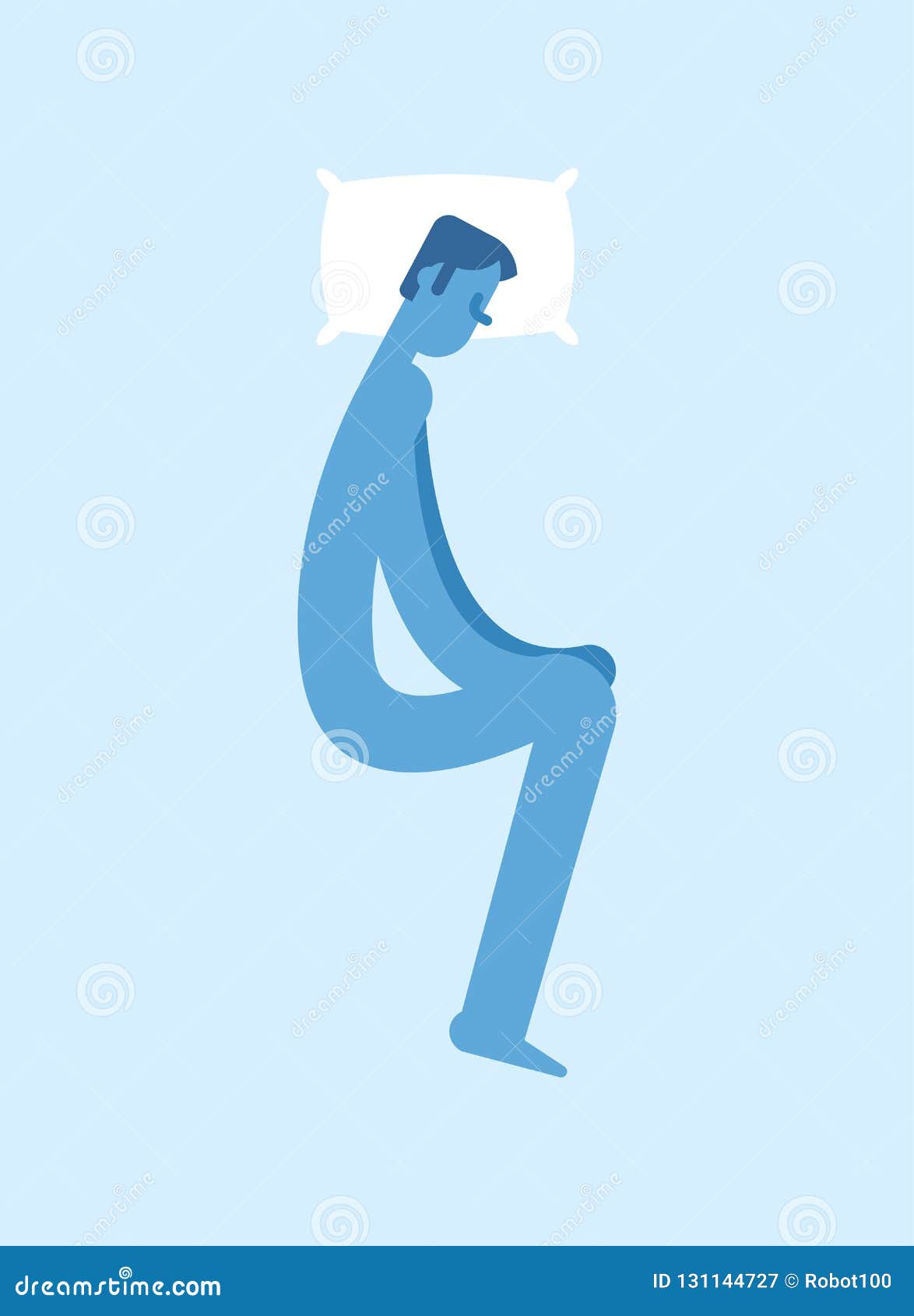 Man Sleep. Guy are Sleeping Stock Vector - Illustration of male ...