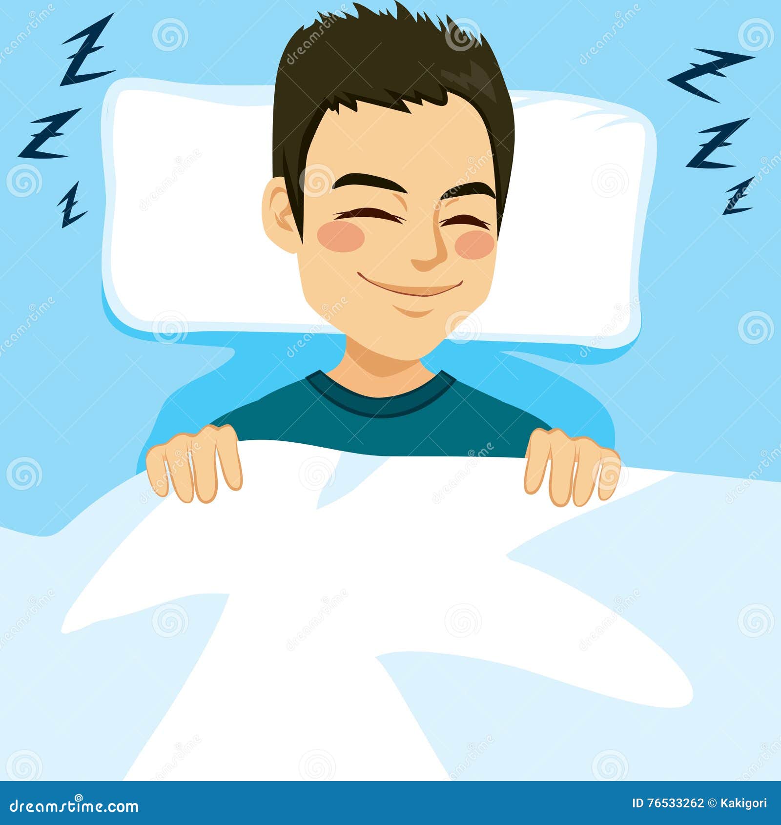 Sleepy Person Cartoon