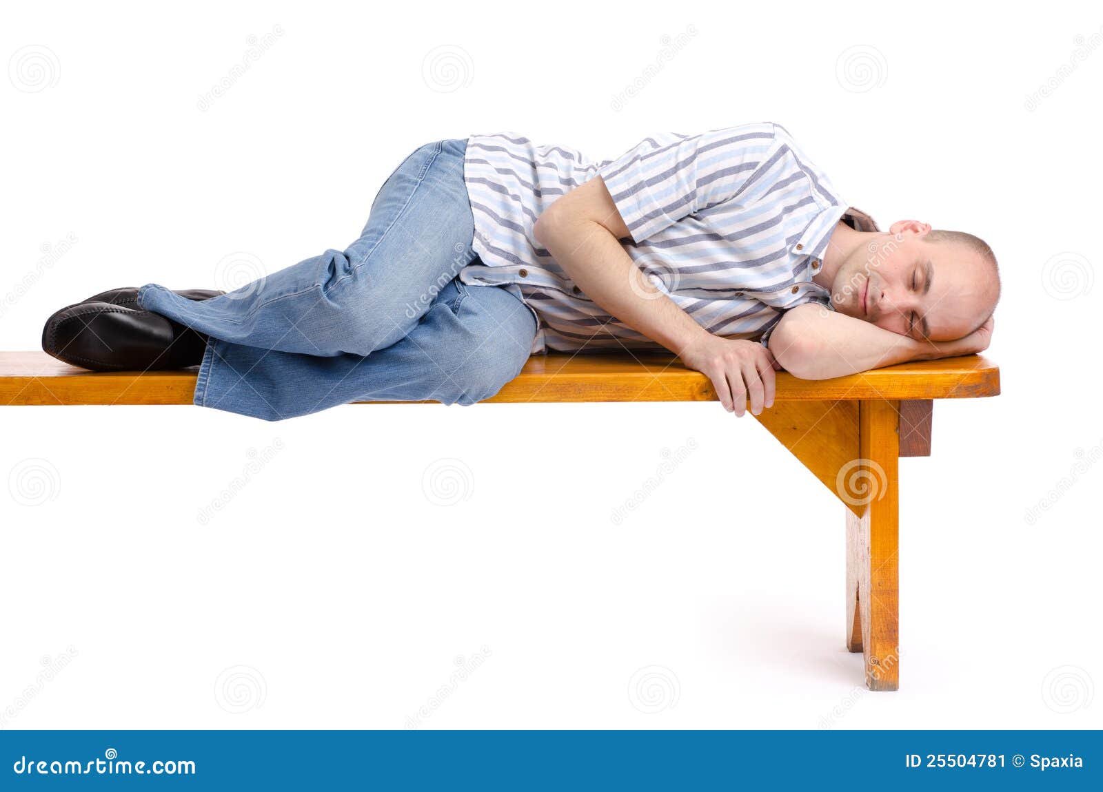 Man sleeping on a bench stock image. Image of sleep, male - 25504781