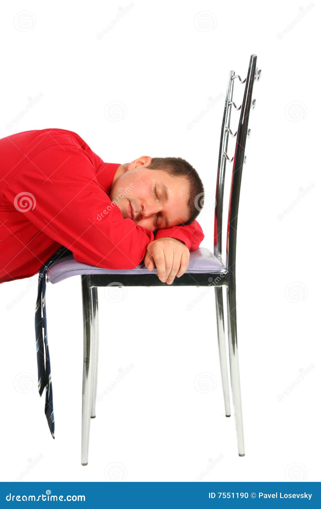 Man sleeping on the chair stock photo. Image of chair - 7551190