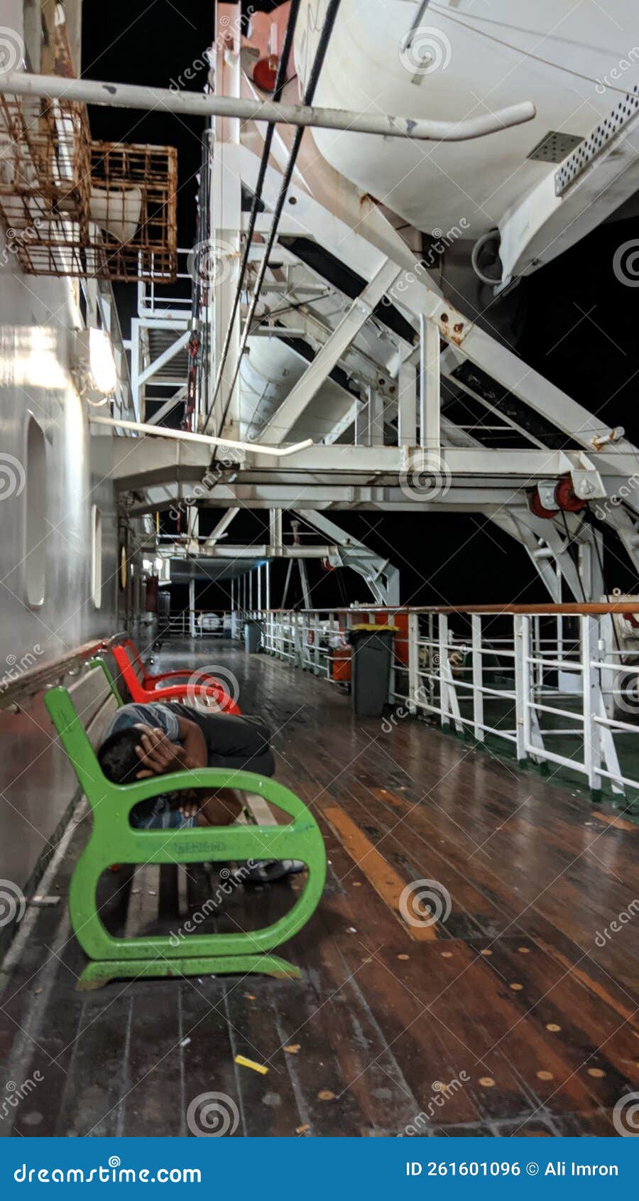 Sleeping on Board Ferry stock photo. Image of iron, screenshot - 261601096
